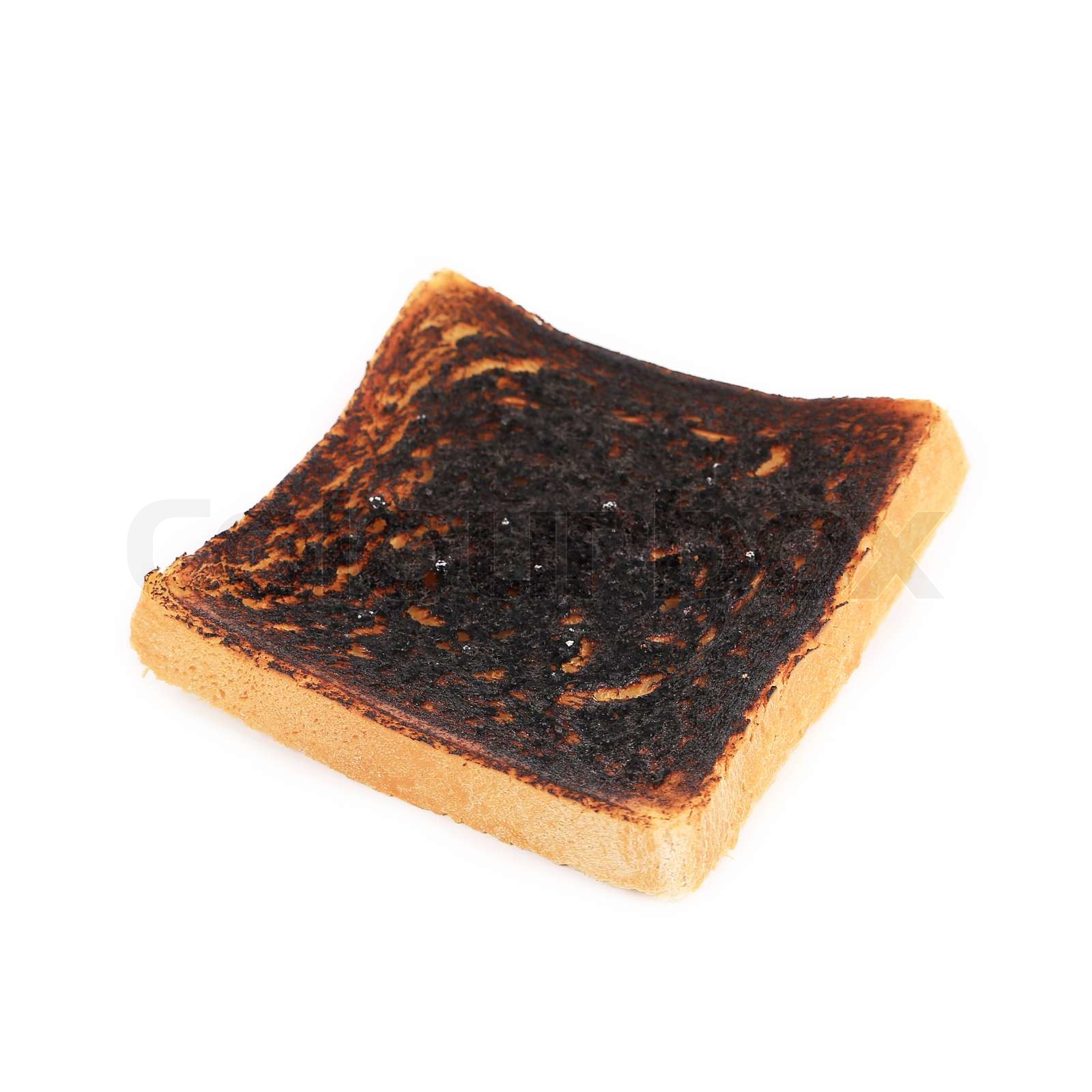 Burnt toast | Stock image | Colourbox