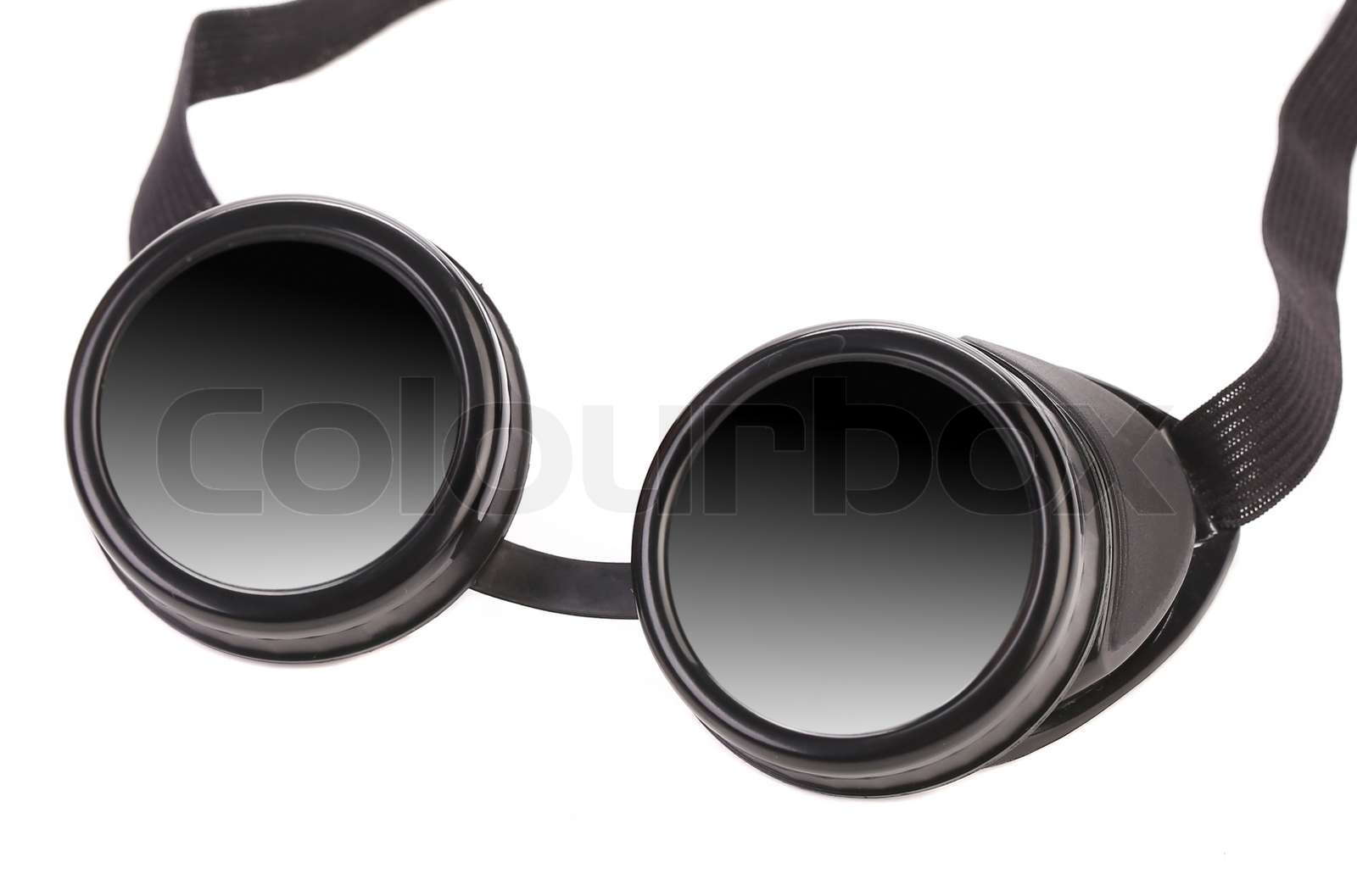 Black goggles. | Stock image | Colourbox