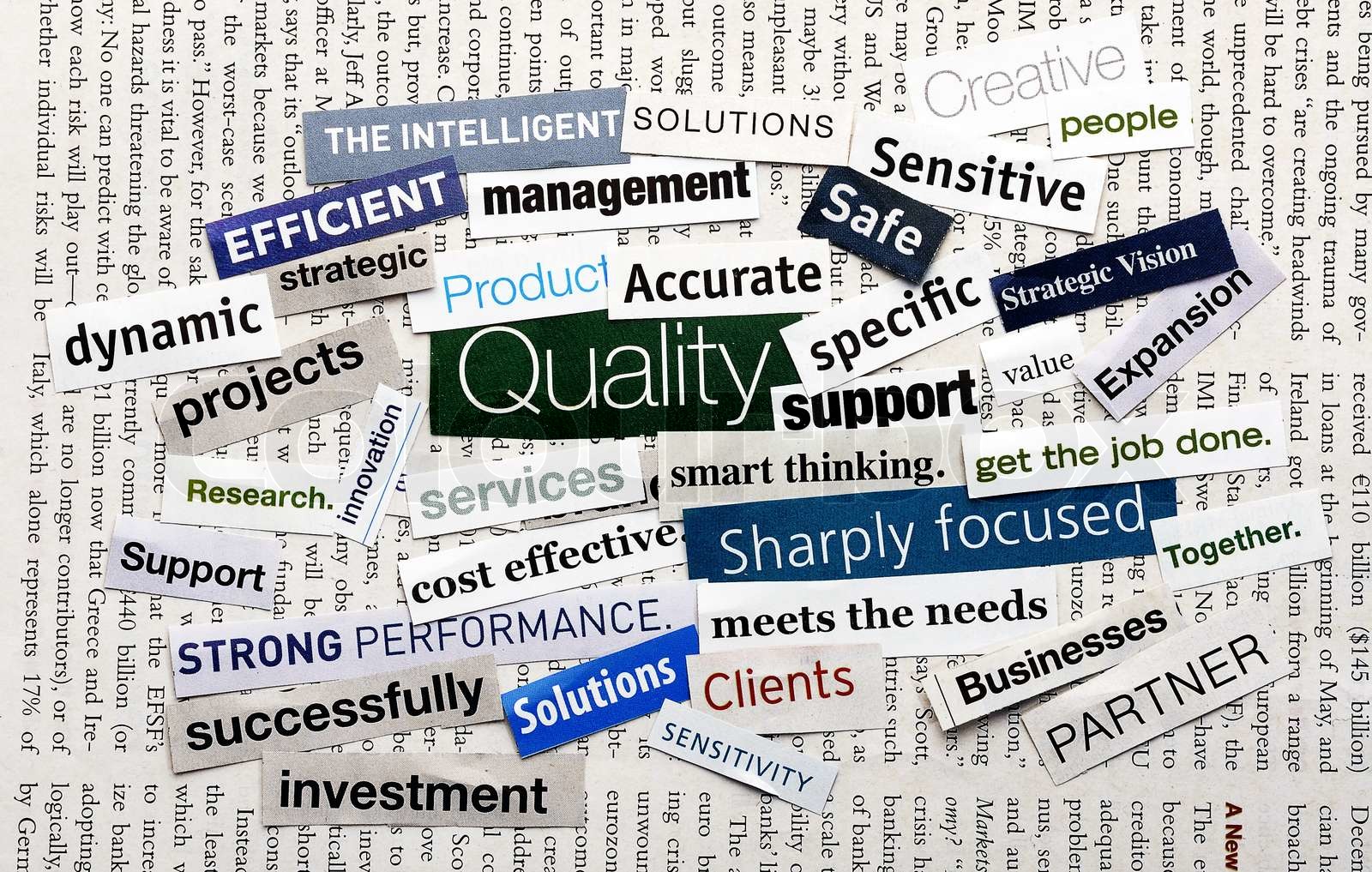 collage economy | Stock image | Colourbox