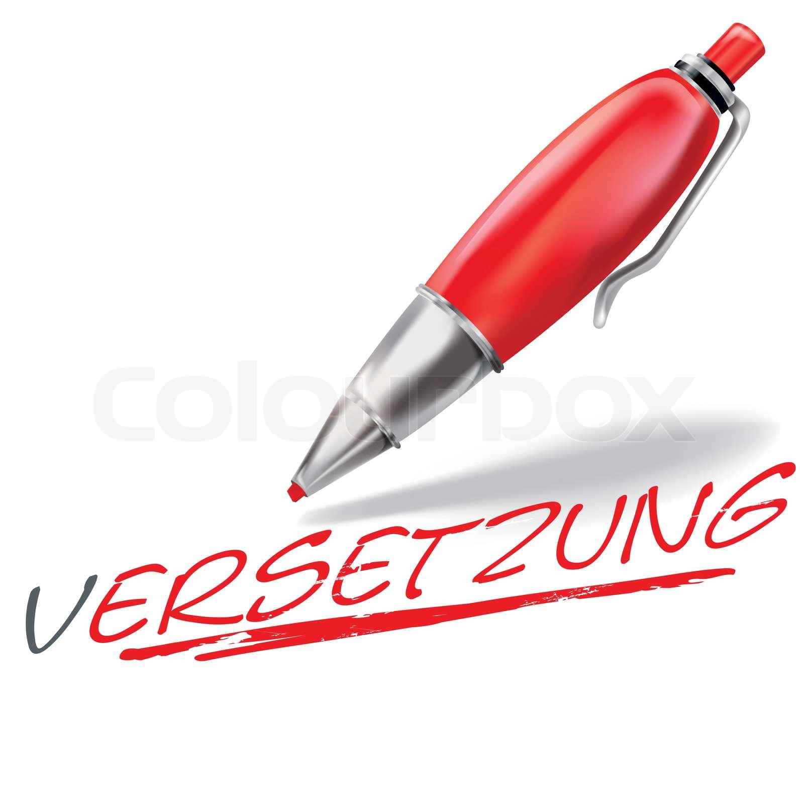 Wortspiel Versetzung und Ersetzung | Stock-Vektor | Colourbox