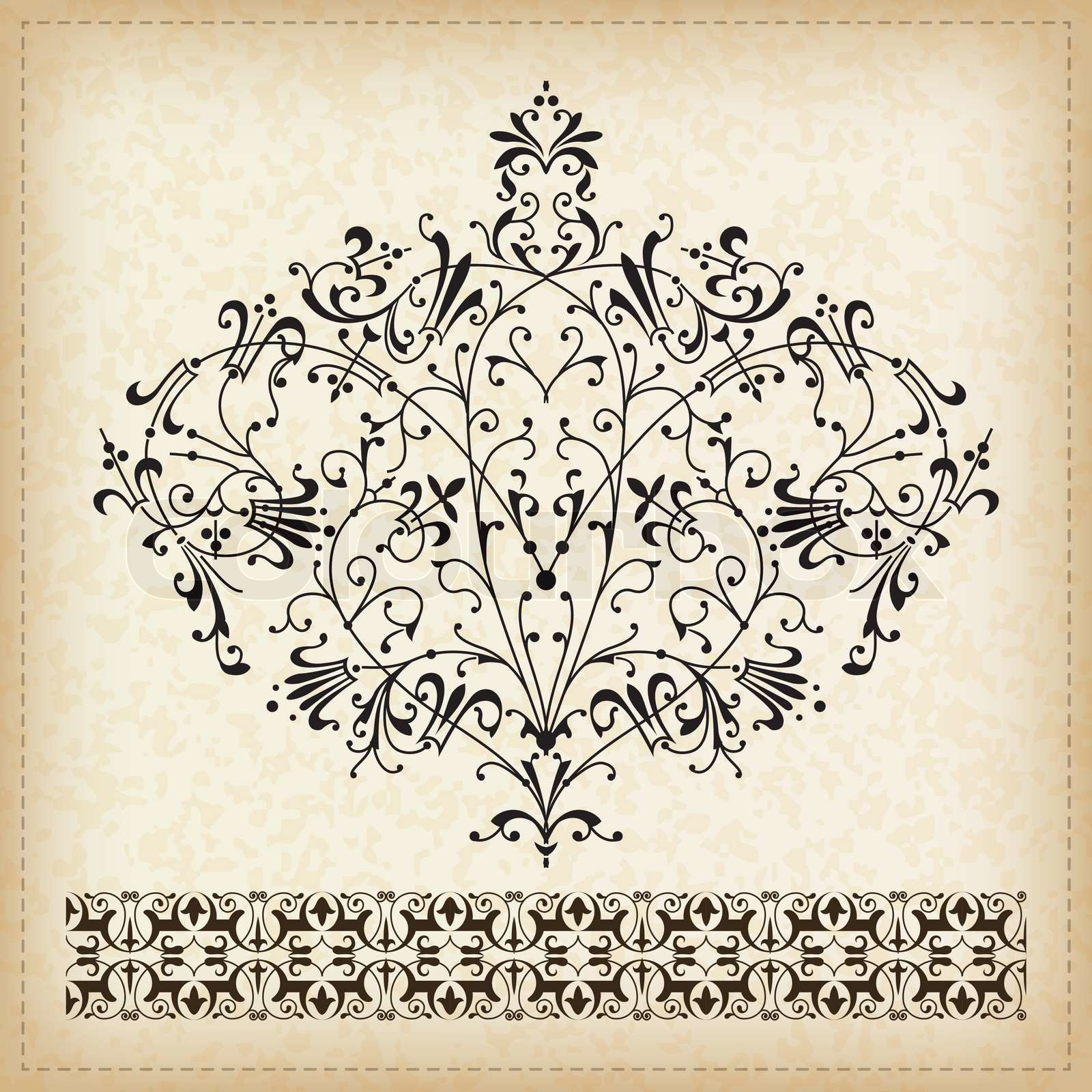 Set of vector ornaments. | Stock vector | Colourbox