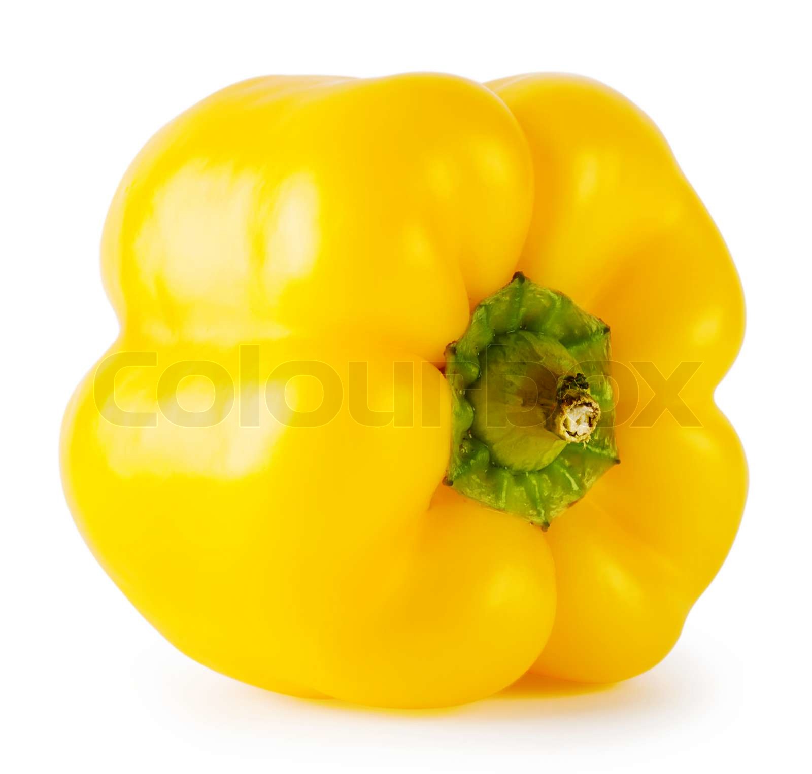 Yellow bell pepper | Stock image | Colourbox
