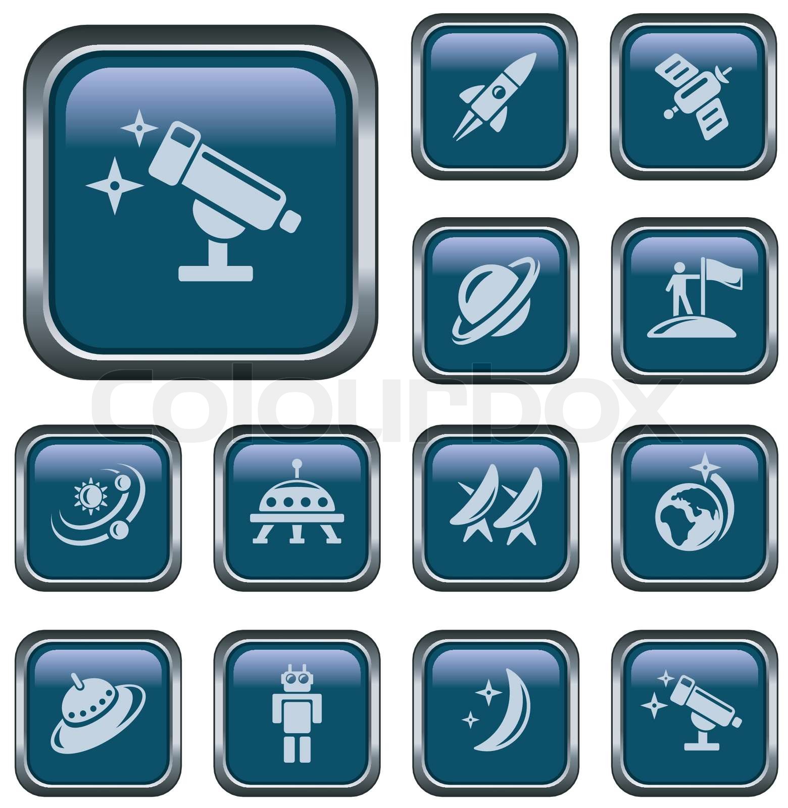 Space buttons | Stock vector | Colourbox