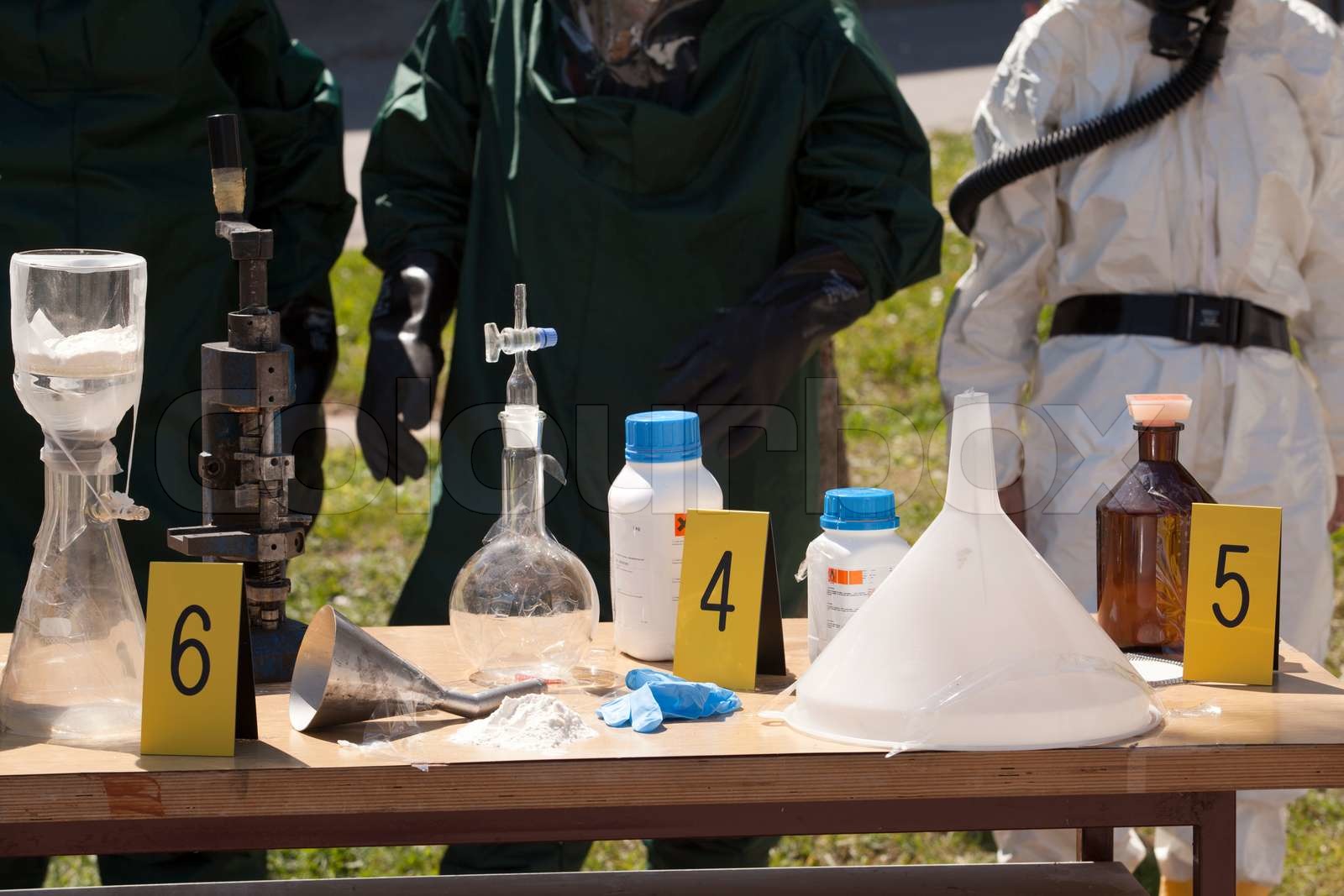 Illegal Meth Lab Stock Image Colourbox