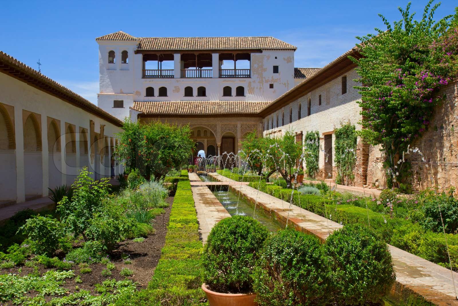 Generalife palace, Spain | Stock image | Colourbox