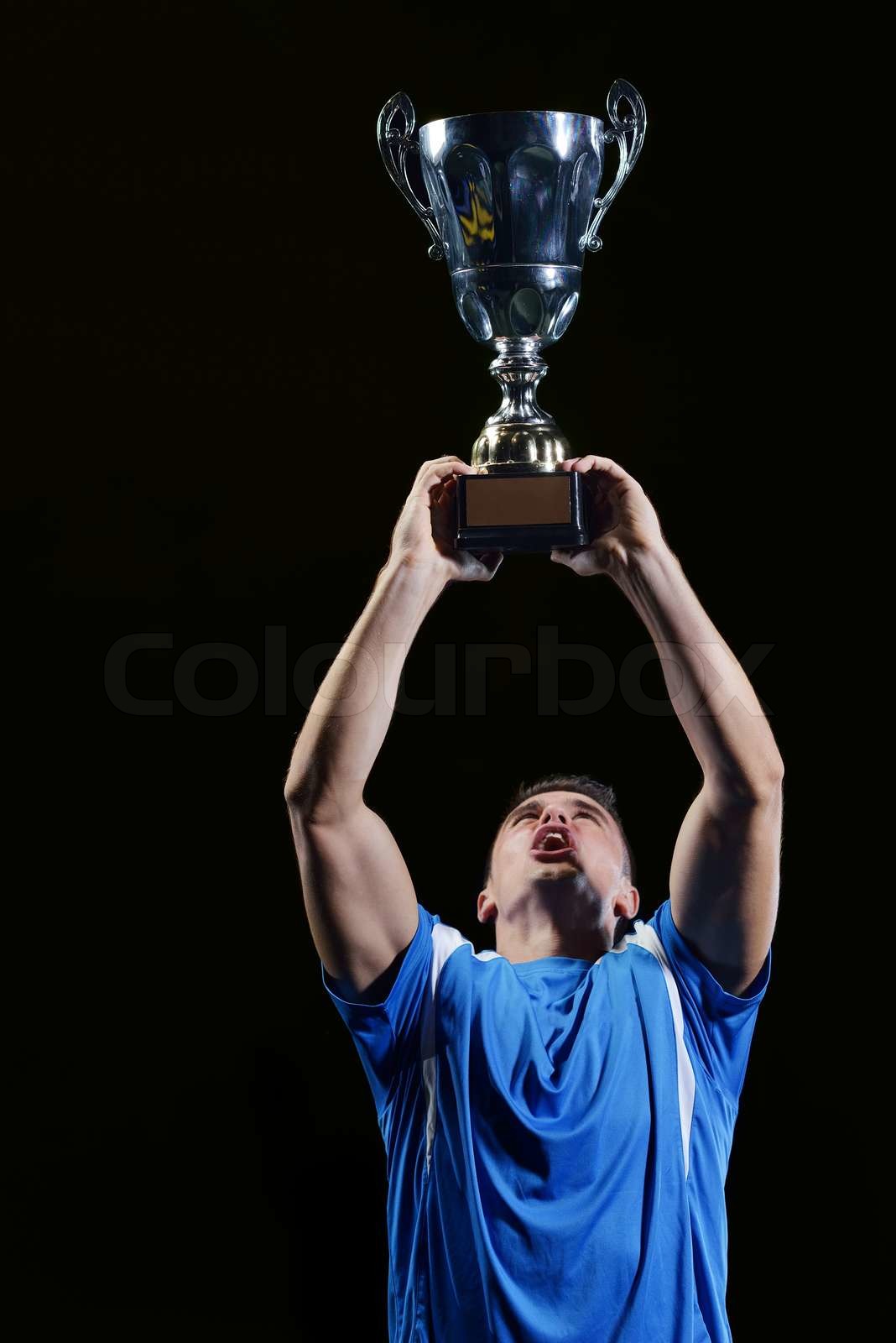 soccer players celebrating victory | Stock image | Colourbox