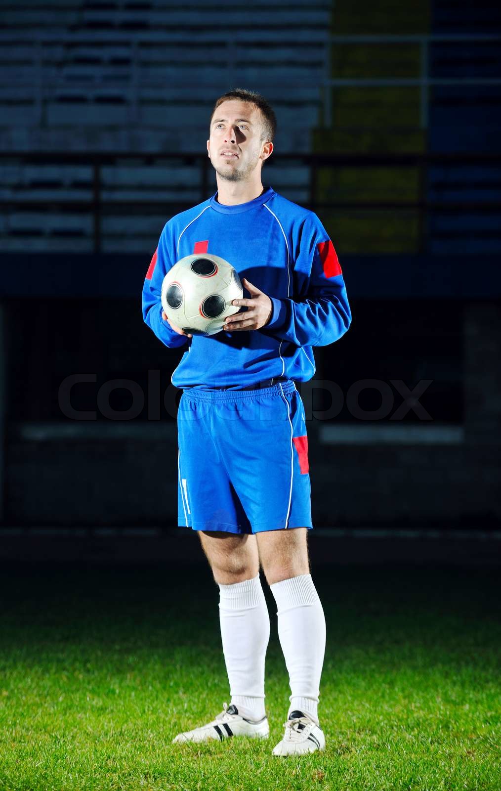 football player in action | Stock image | Colourbox