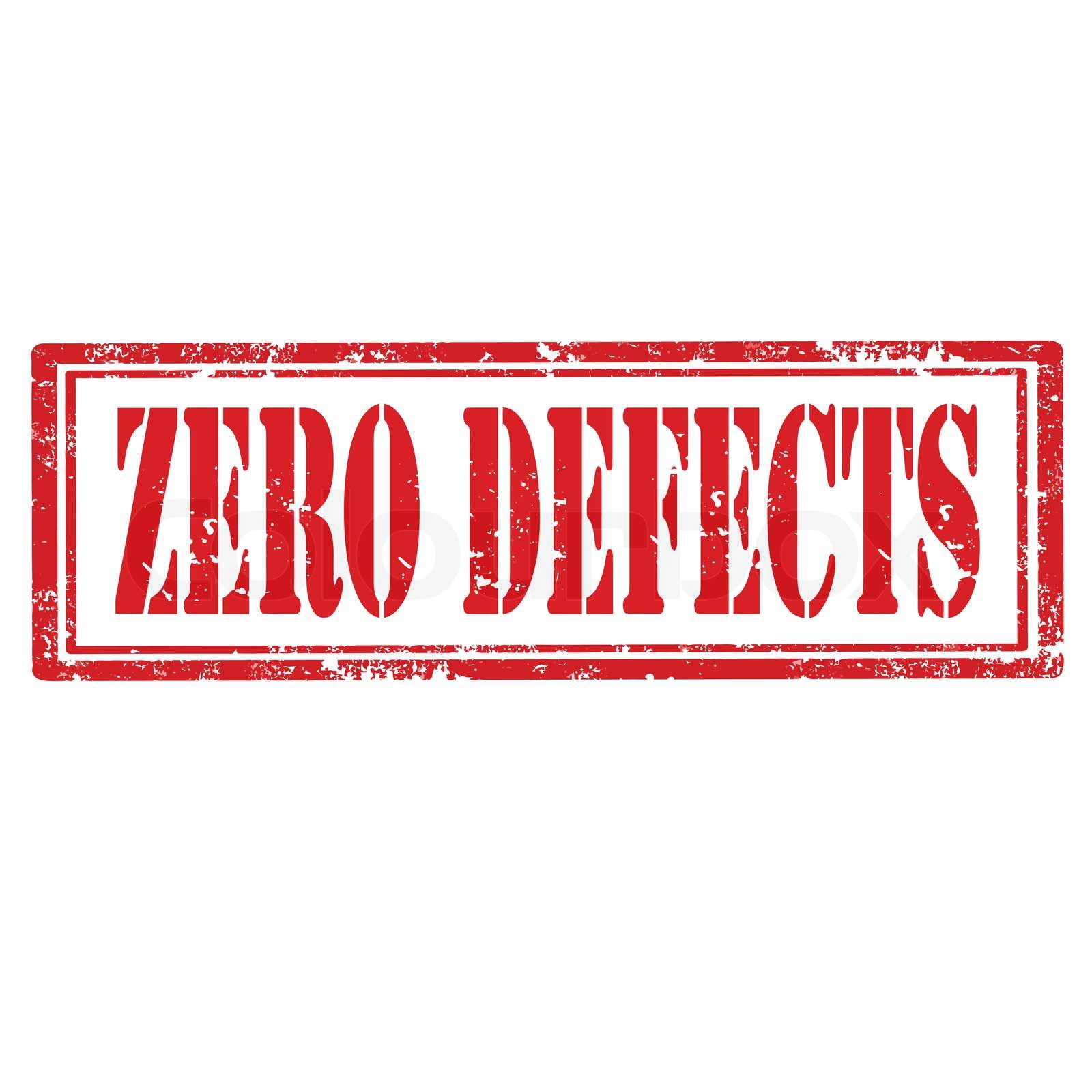 Zero Defects-stamp | Stock vector | Colourbox
