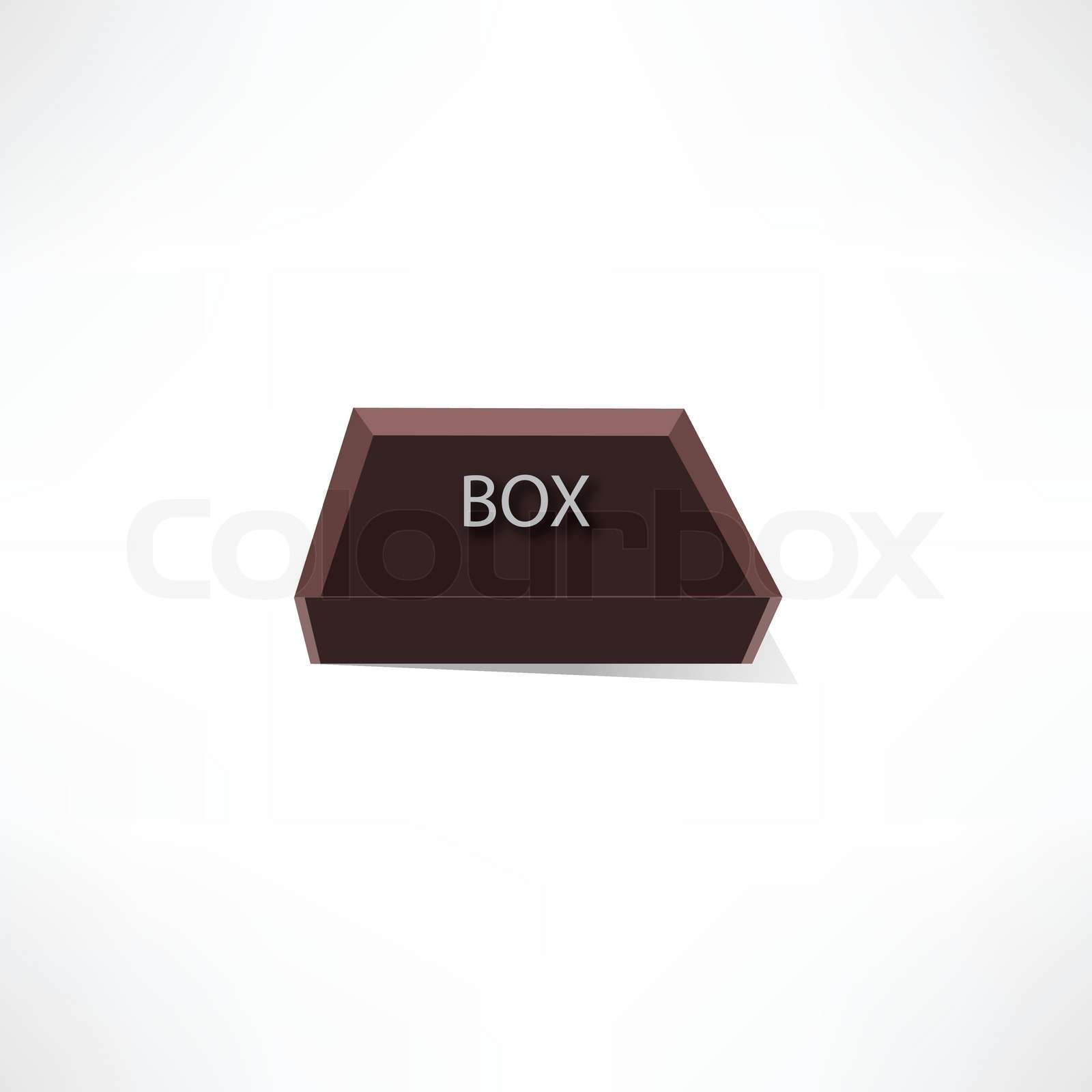brown box | Stock vector | Colourbox
