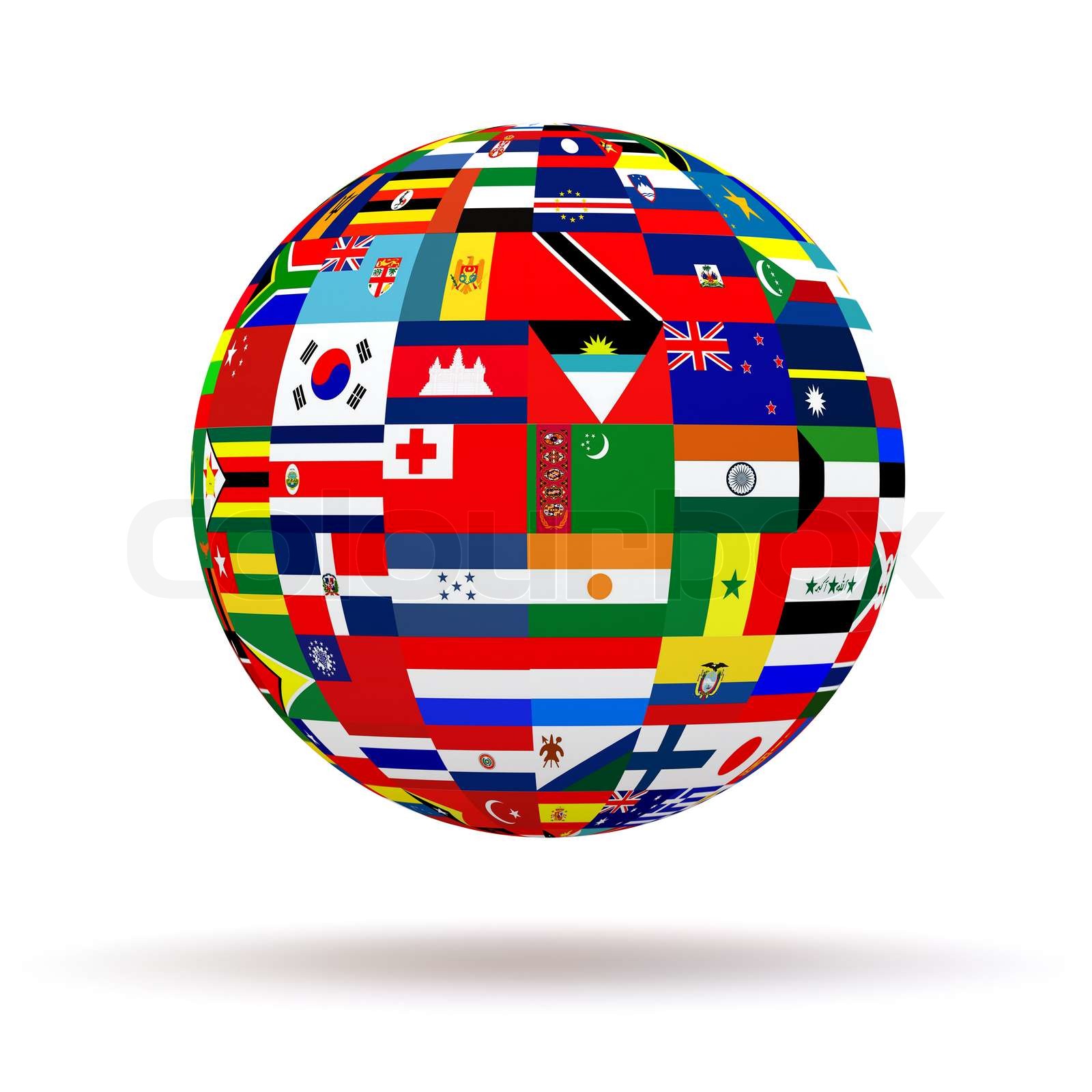 Planet flags | Stock image | Colourbox