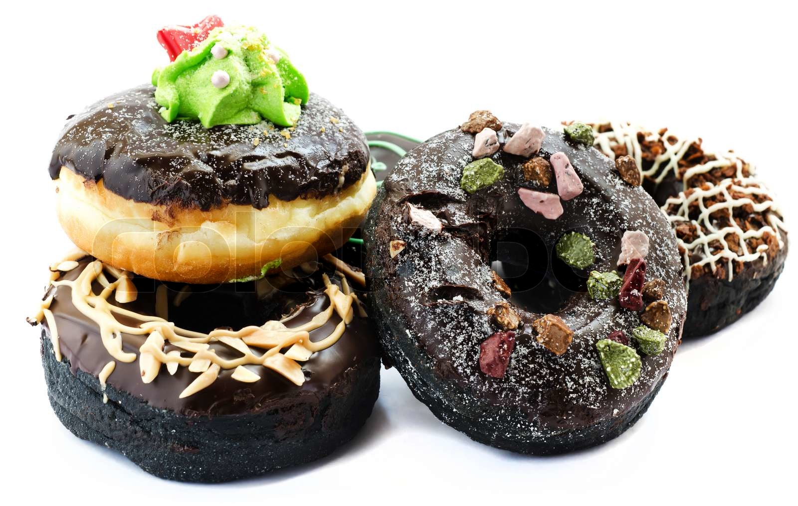 Baked fancy donuts | Stock image | Colourbox