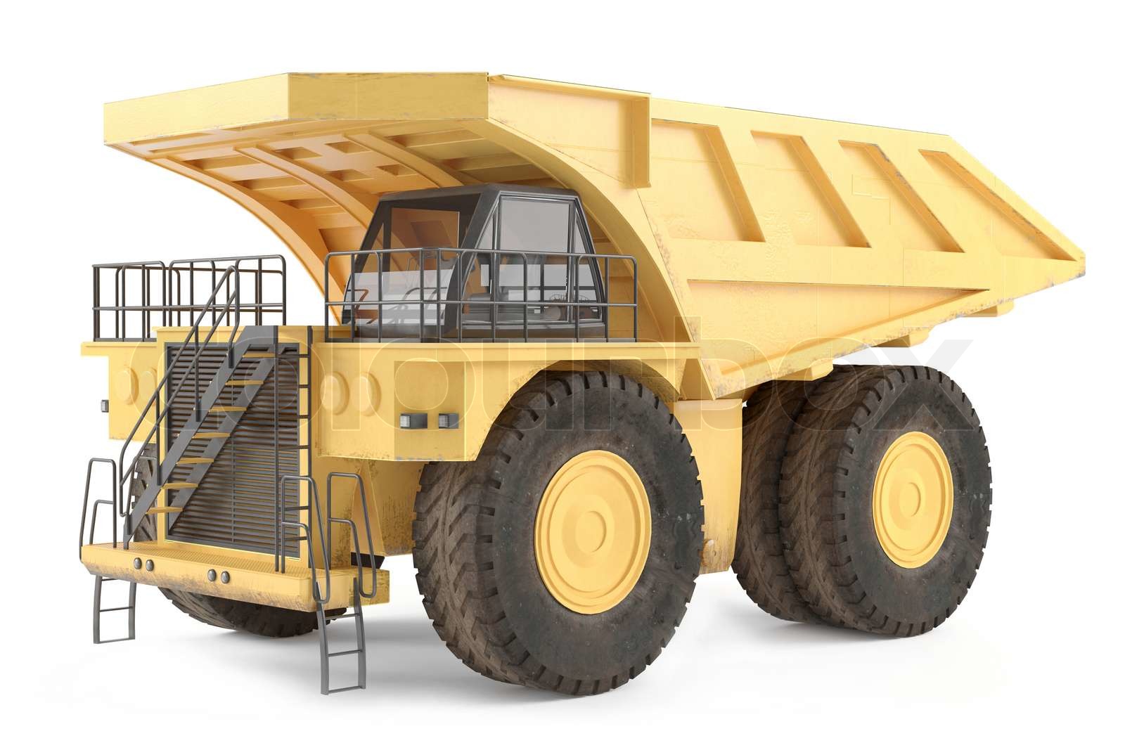Dumper isolated | Stock image | Colourbox
