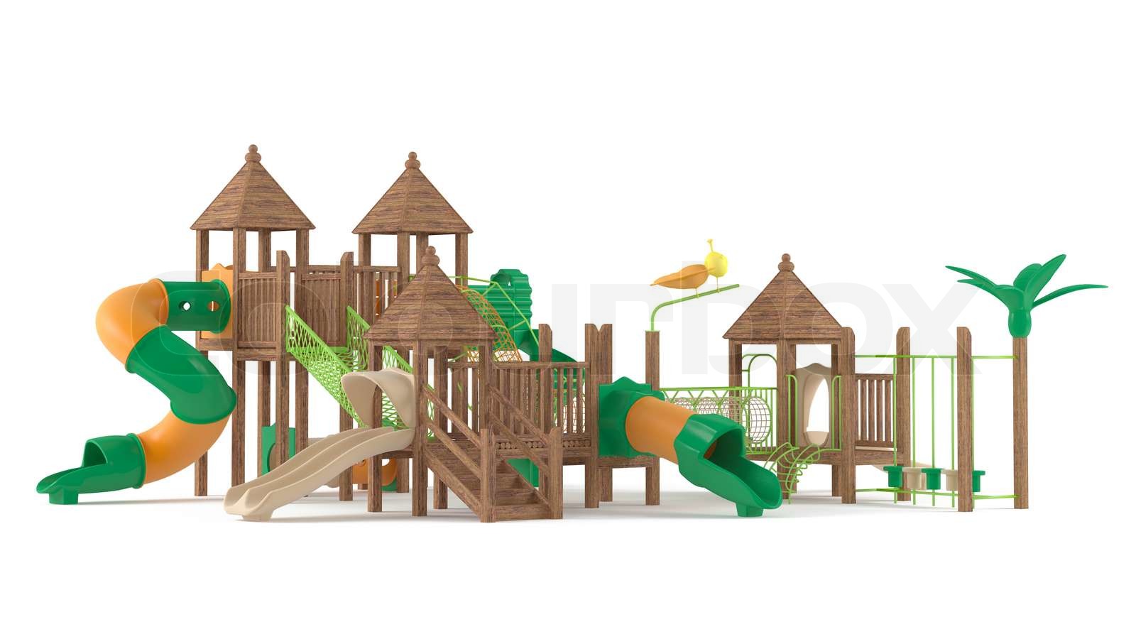 Playground isolated | Stock image | Colourbox