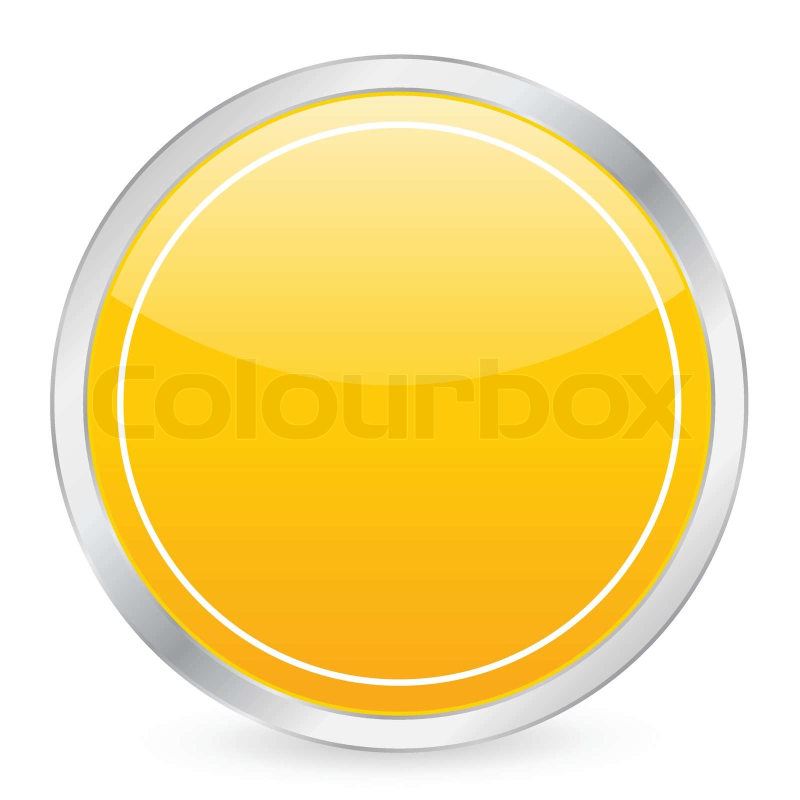 empty yellow circle icon | Stock vector | Colourbox
