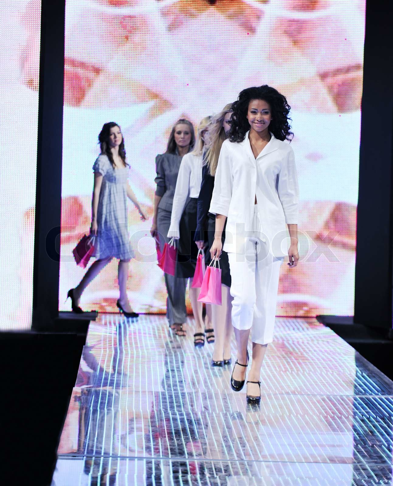 male model on fashion show | Stock image | Colourbox