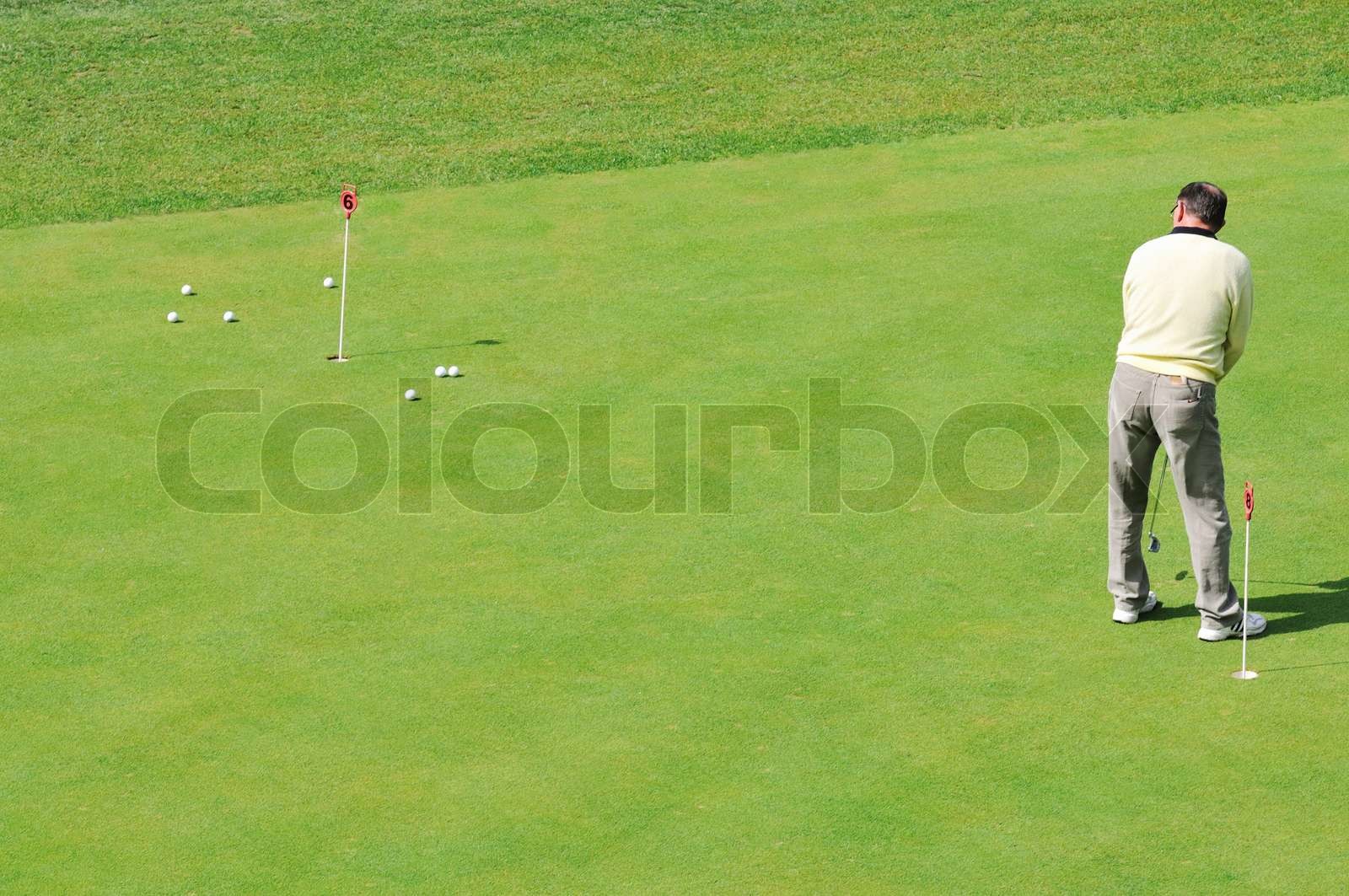 golf ball game | Stock image | Colourbox