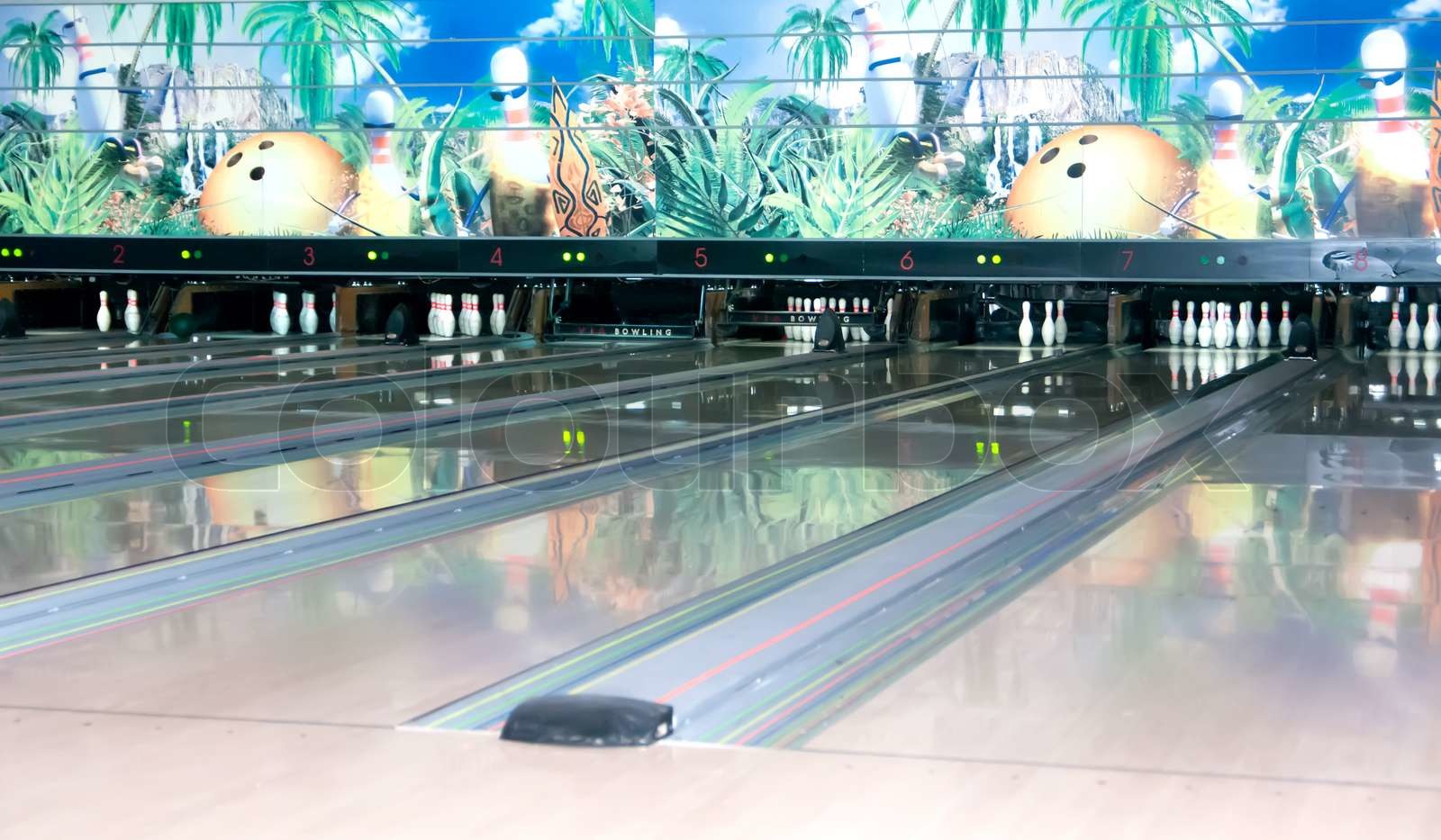 bowling alley | Stock image | Colourbox