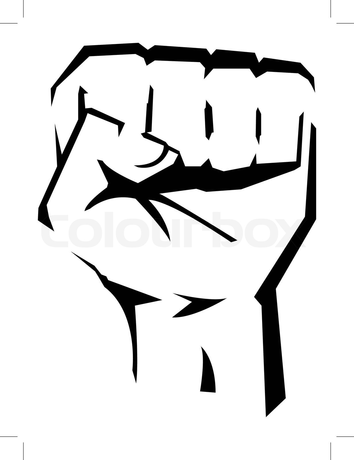 Revolution-Hand-symbol | Stock-Vektor | Colourbox