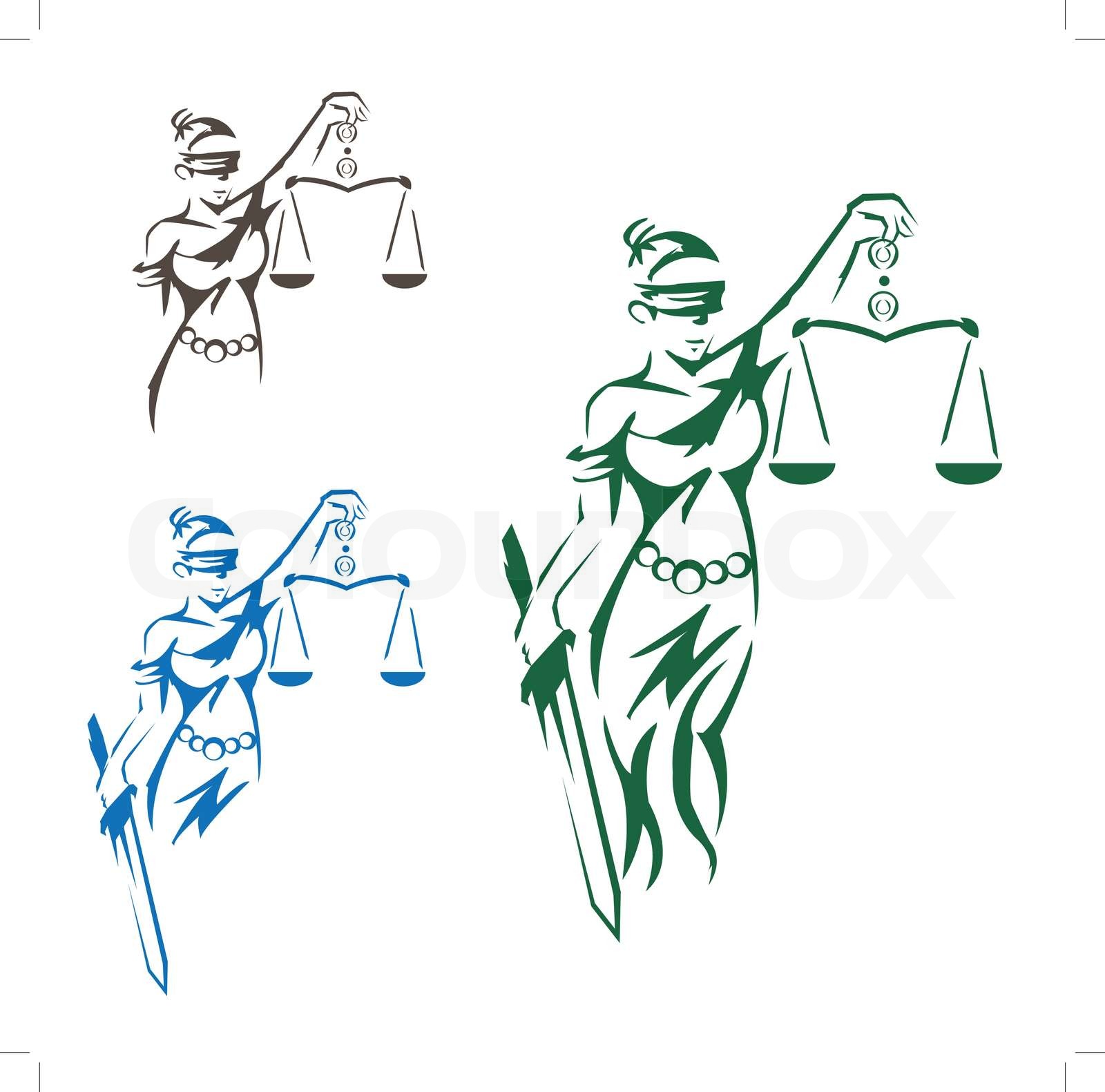 Iustitia | Stock-Vektor | Colourbox