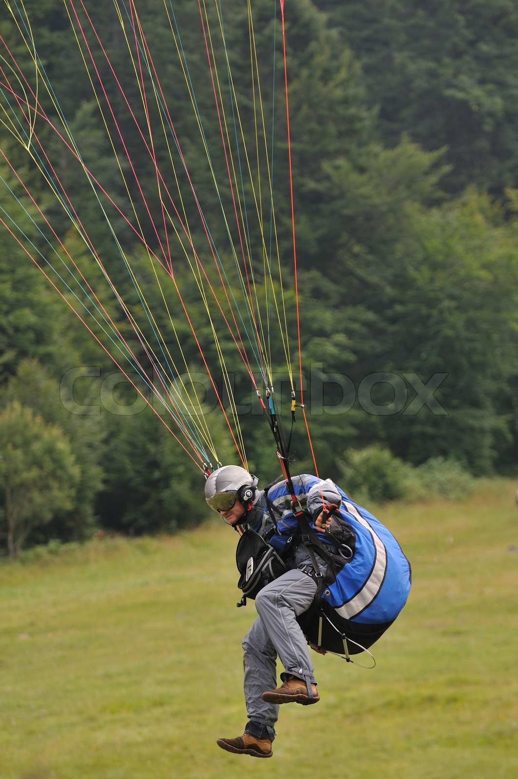 paragliding sport | Stock image | Colourbox