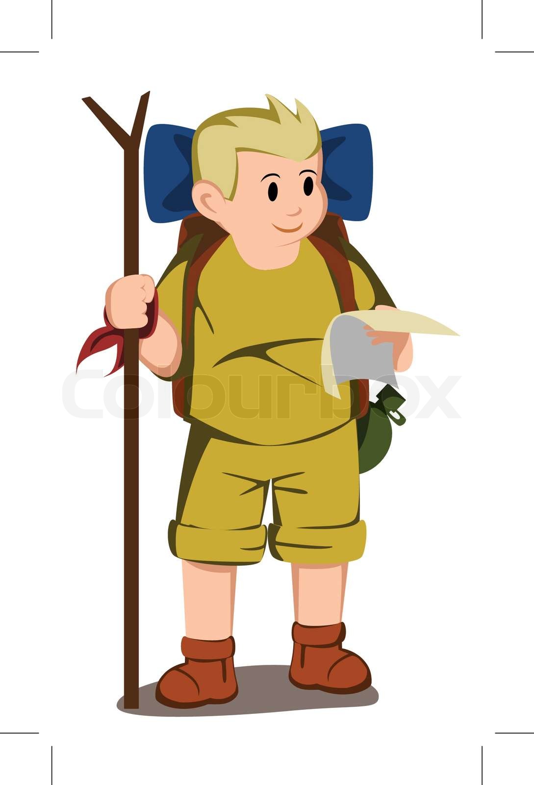 Adventurer kid | Stock vector | Colourbox