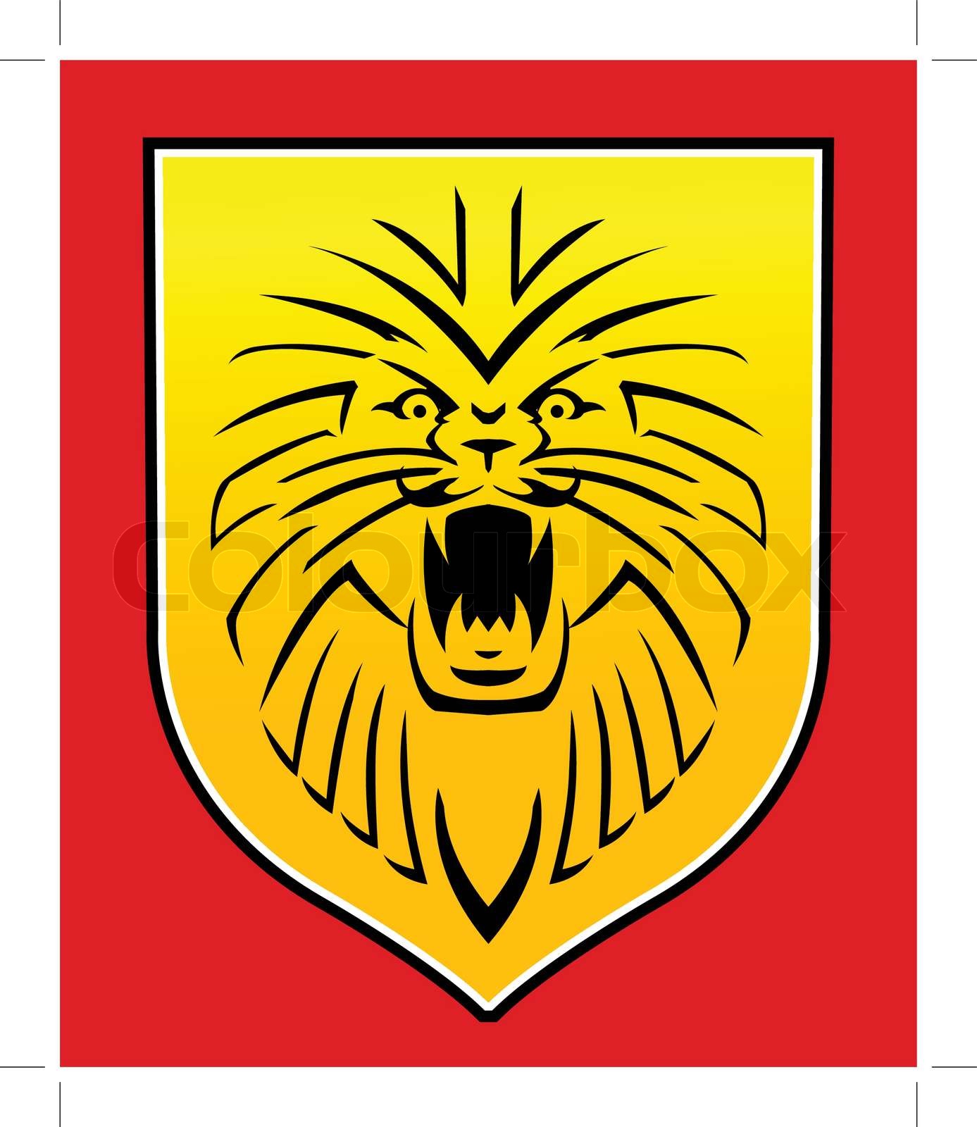 Lion symbol | Stock vector | Colourbox