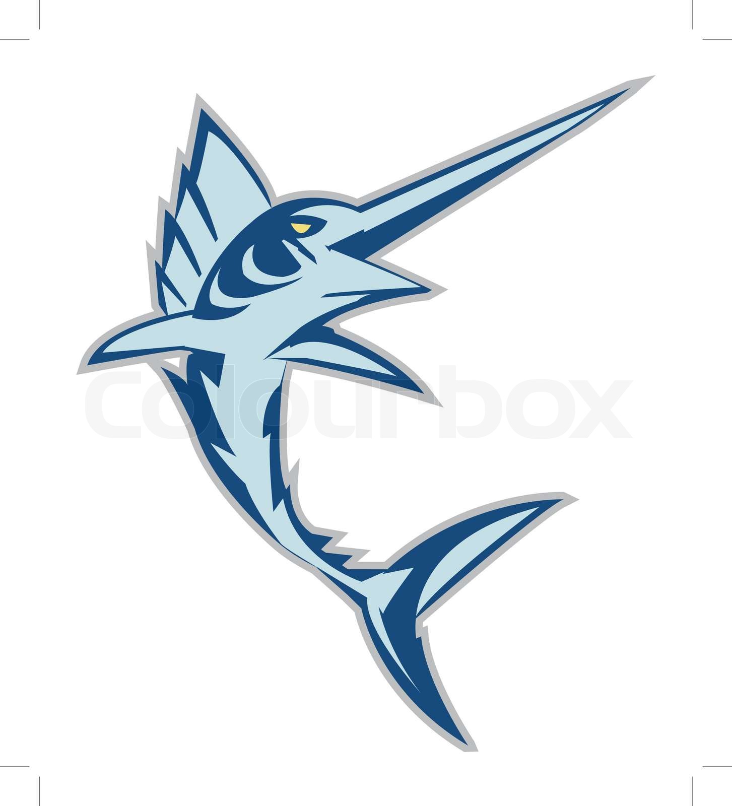 Marlin fish | Stock vector | Colourbox