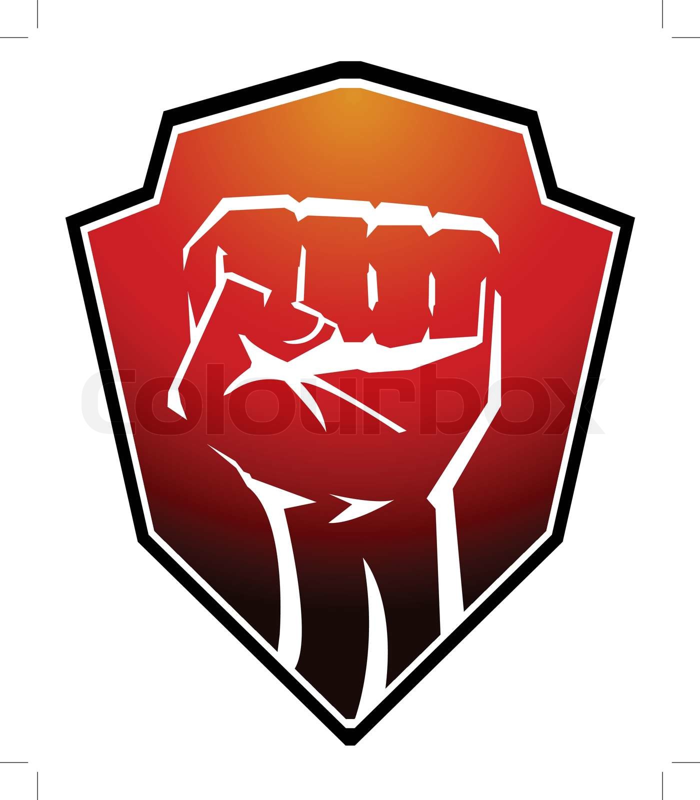 Strong hand | Stock vector | Colourbox