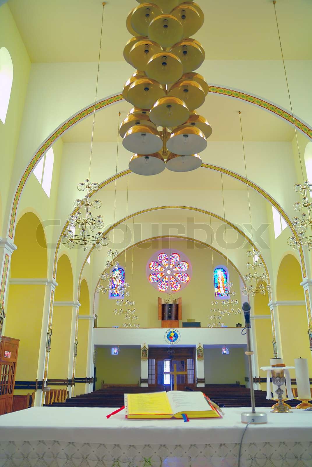 church indoor | Stock image | Colourbox