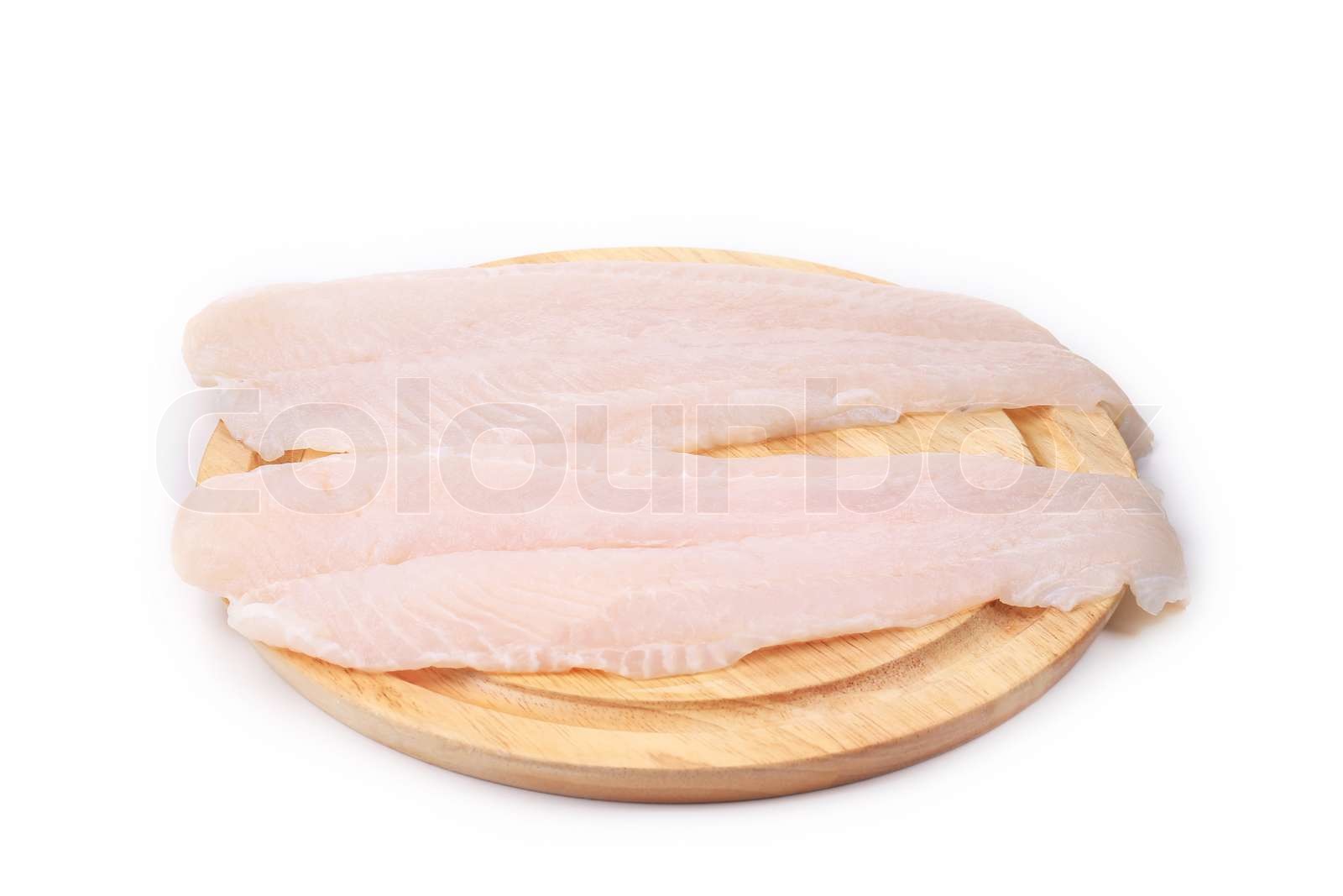 Fresh fillet of pangasius. | Stock image | Colourbox
