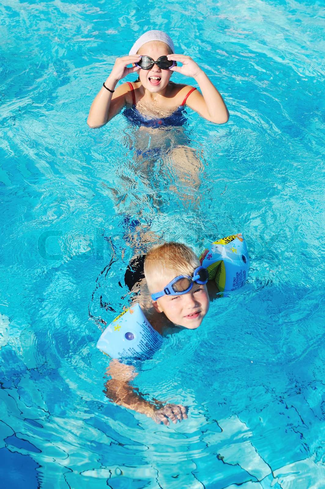 swimming pool fun | Stock image | Colourbox