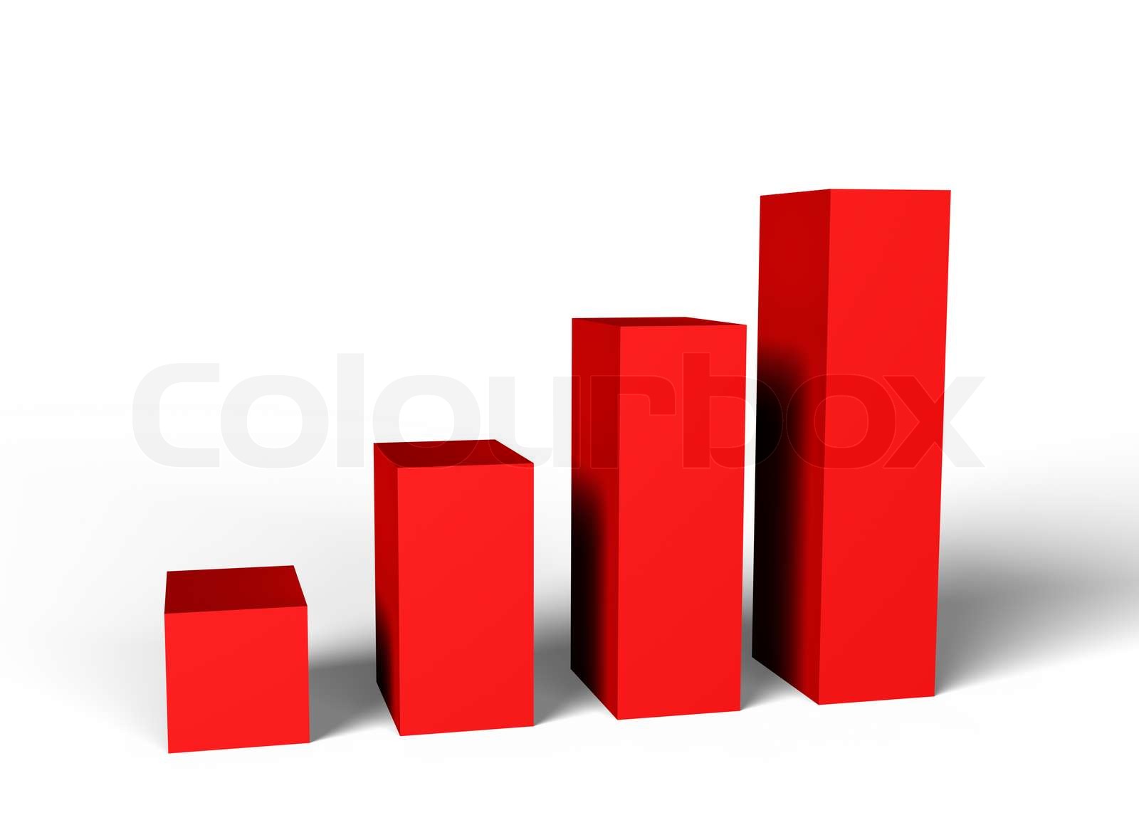 red chart | Stock image | Colourbox