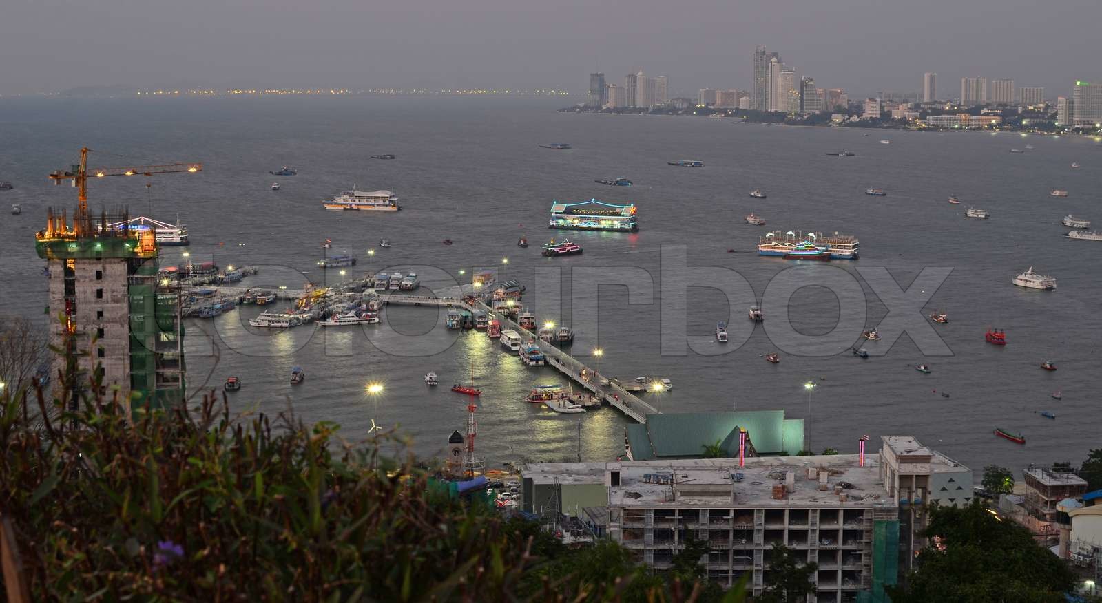 Pattaya port | Stock image | Colourbox
