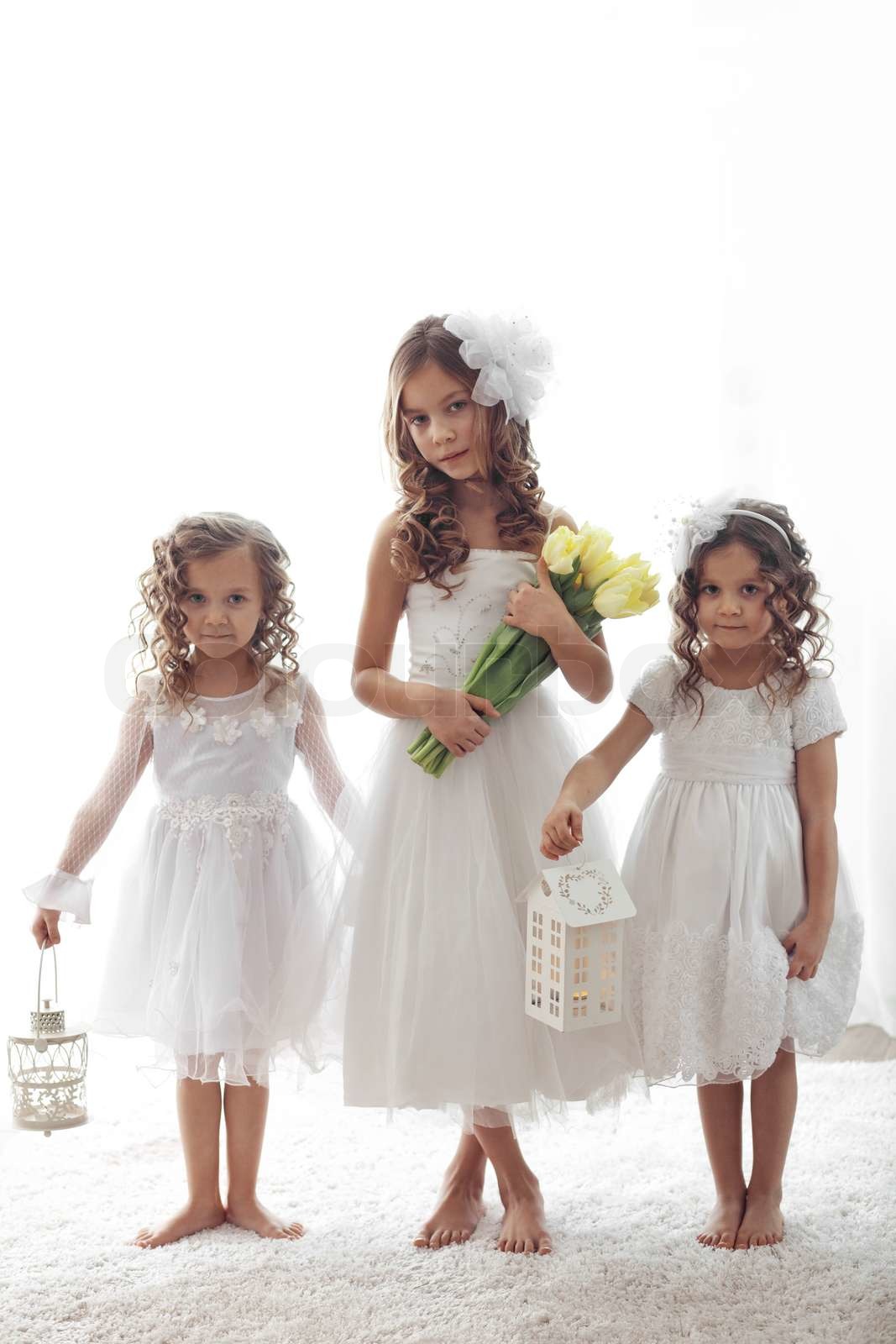 Little girls | Stock image | Colourbox