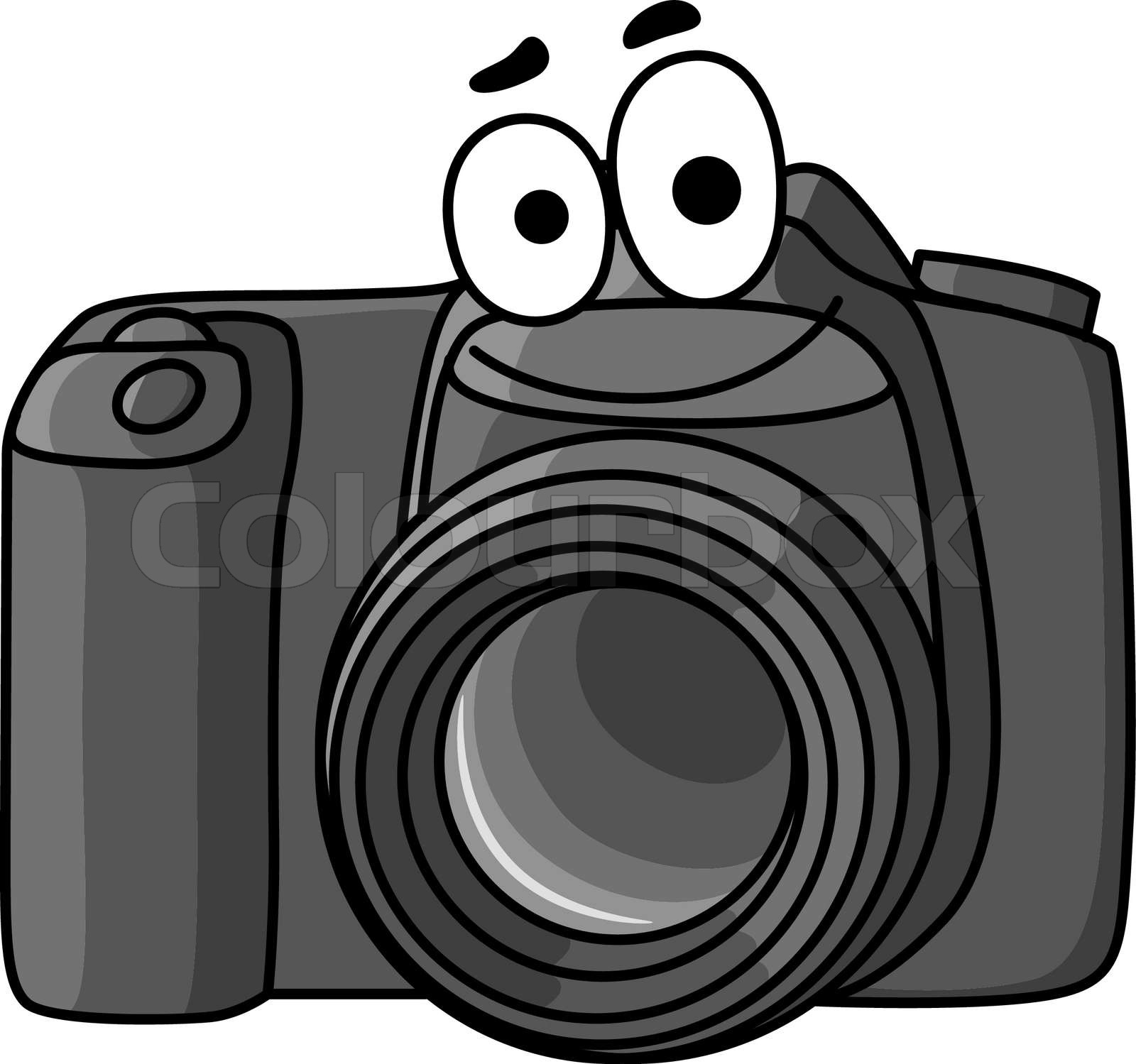 Cartoon digital camera | Stock vector | Colourbox