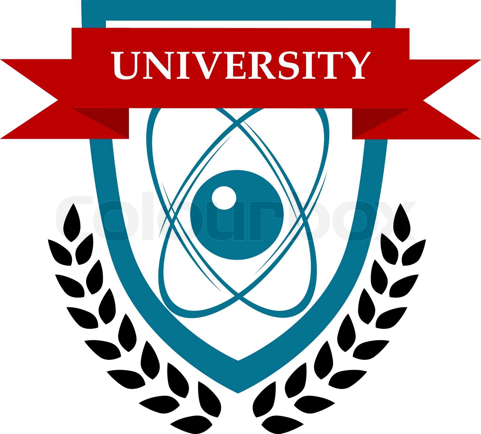 Universität Emblem design | Stock-Vektor | Colourbox