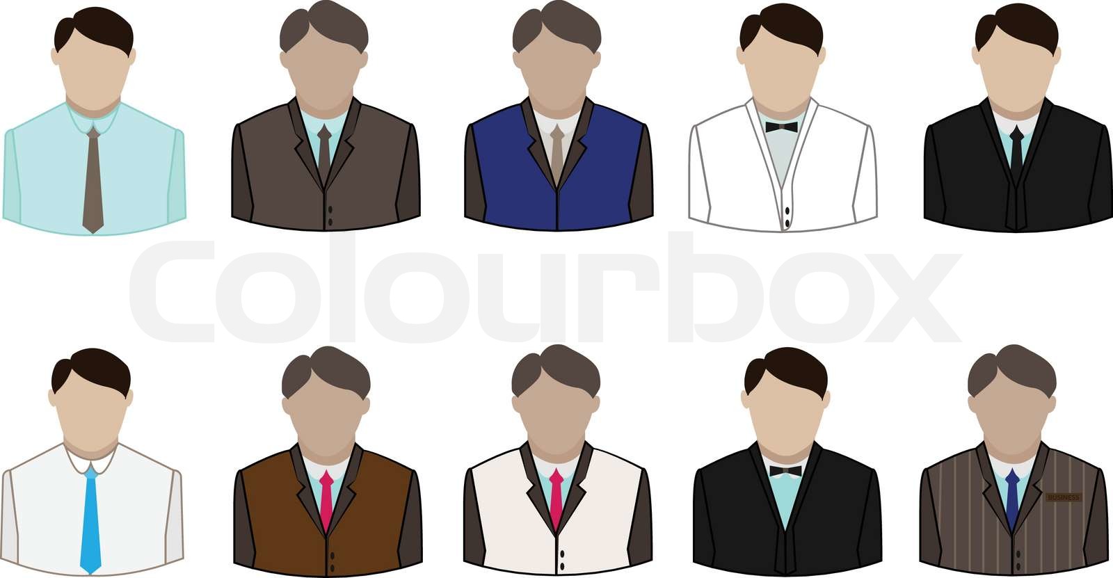 set of the business suit | Stock vector | Colourbox