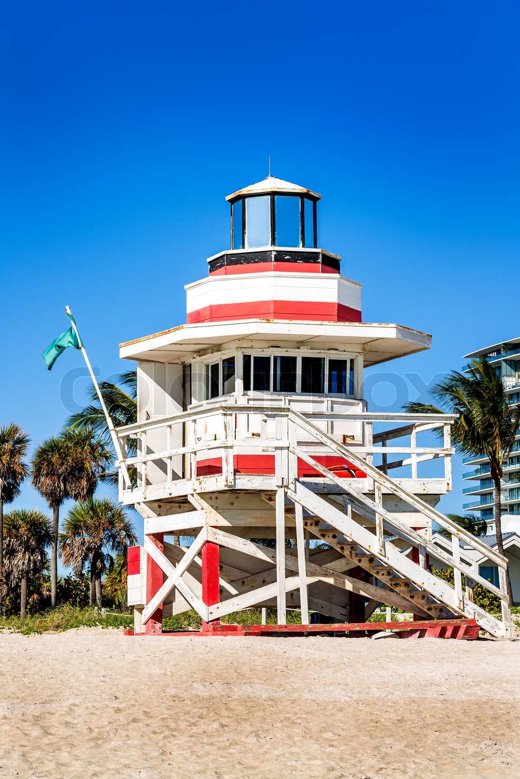 Lifeguard Tower, Miami Beach, Florida | Stock image | Colourbox