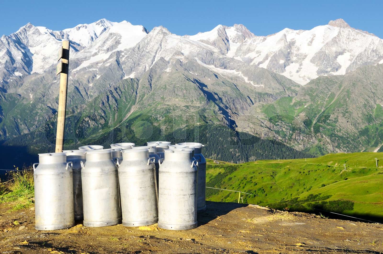 mountain milk | Stock image | Colourbox