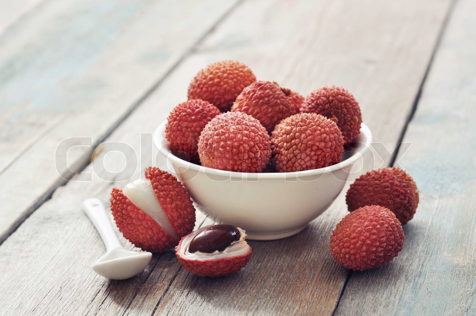 Fresh lychee | Stock image | Colourbox