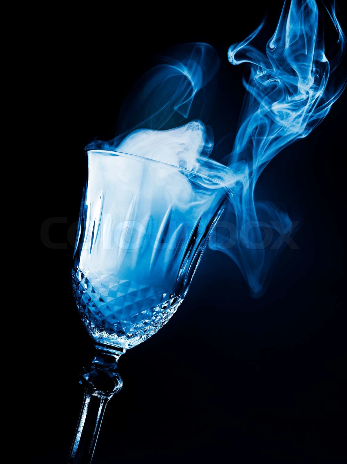 glass of magical smoke | Stock image | Colourbox