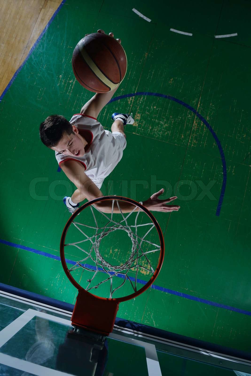 basketball player in action | Stock image | Colourbox