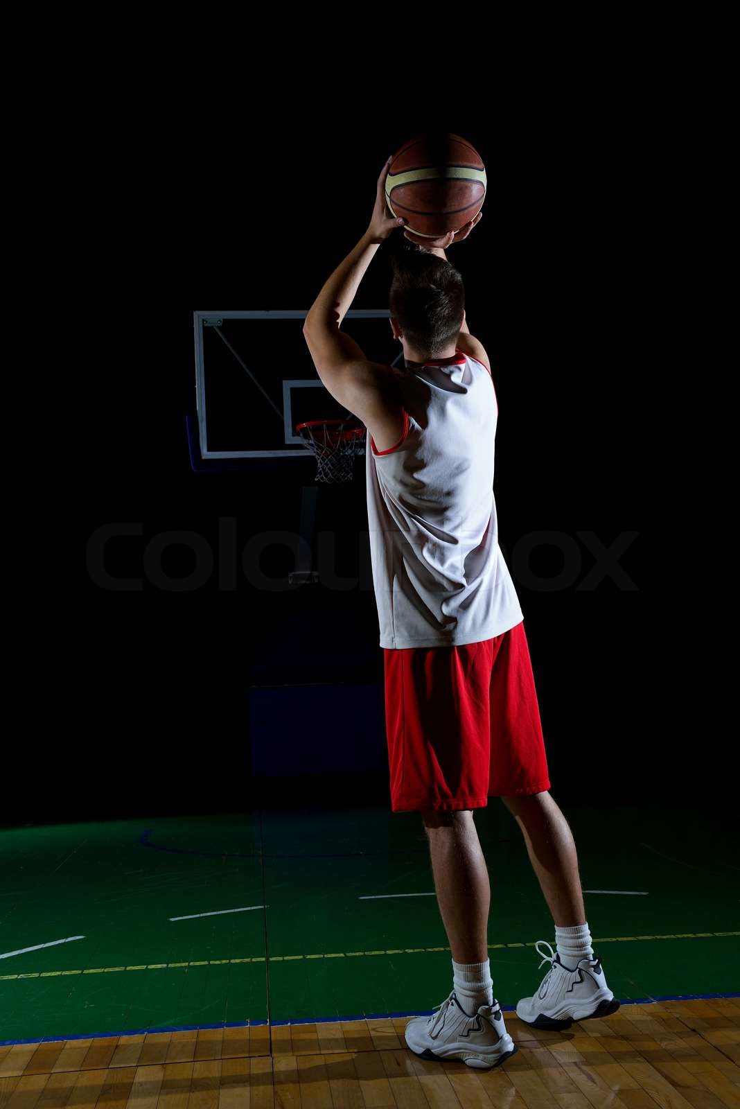 basketball player in action | Stock image | Colourbox