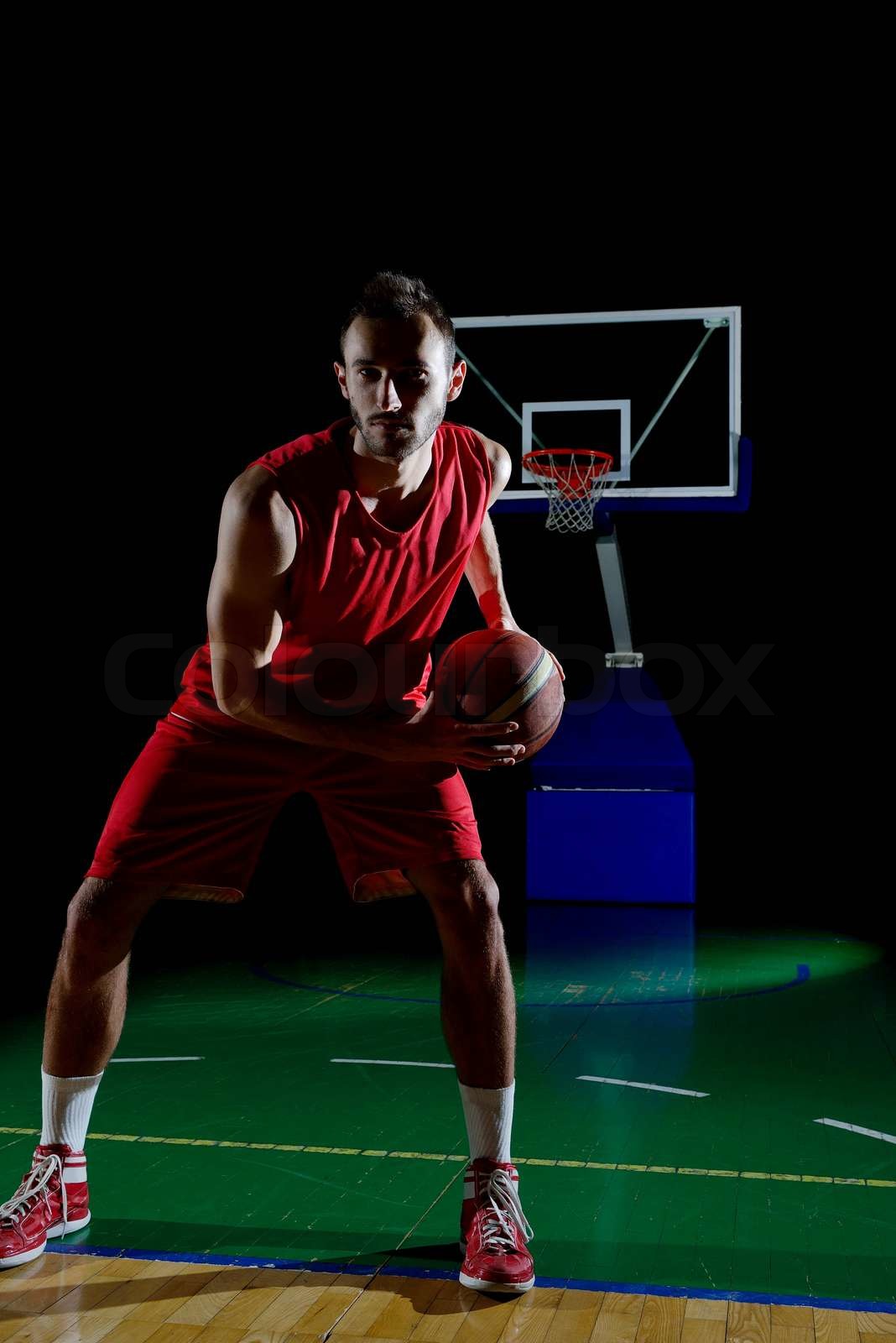 basketball player in action | Stock image | Colourbox
