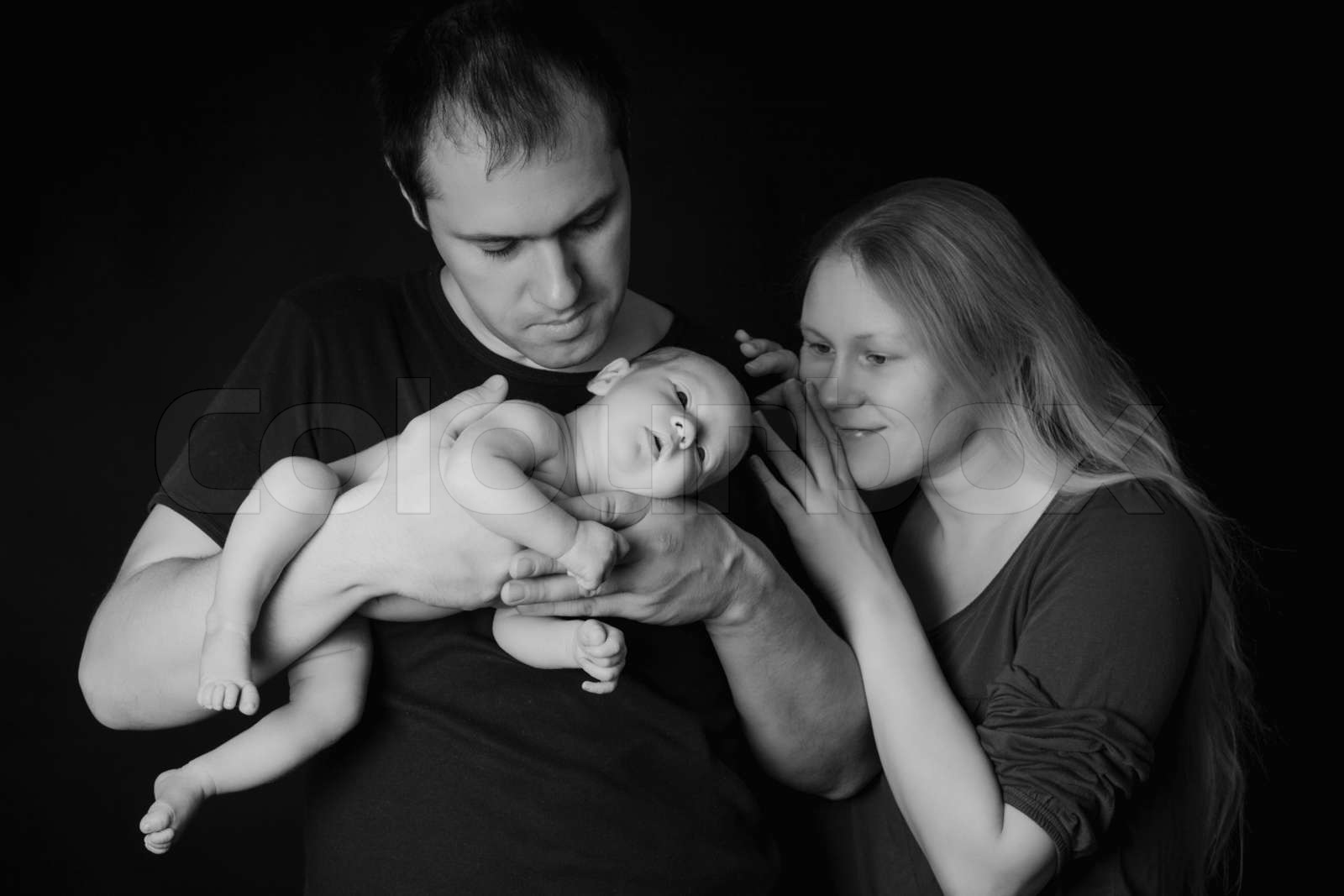 New baby in family | Stock image | Colourbox