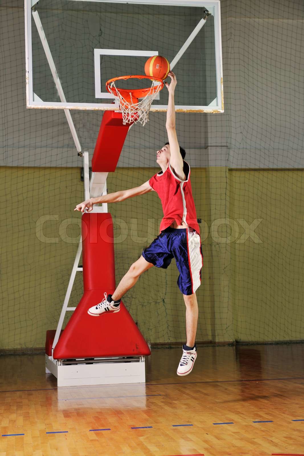 basketball jump | Stock image | Colourbox