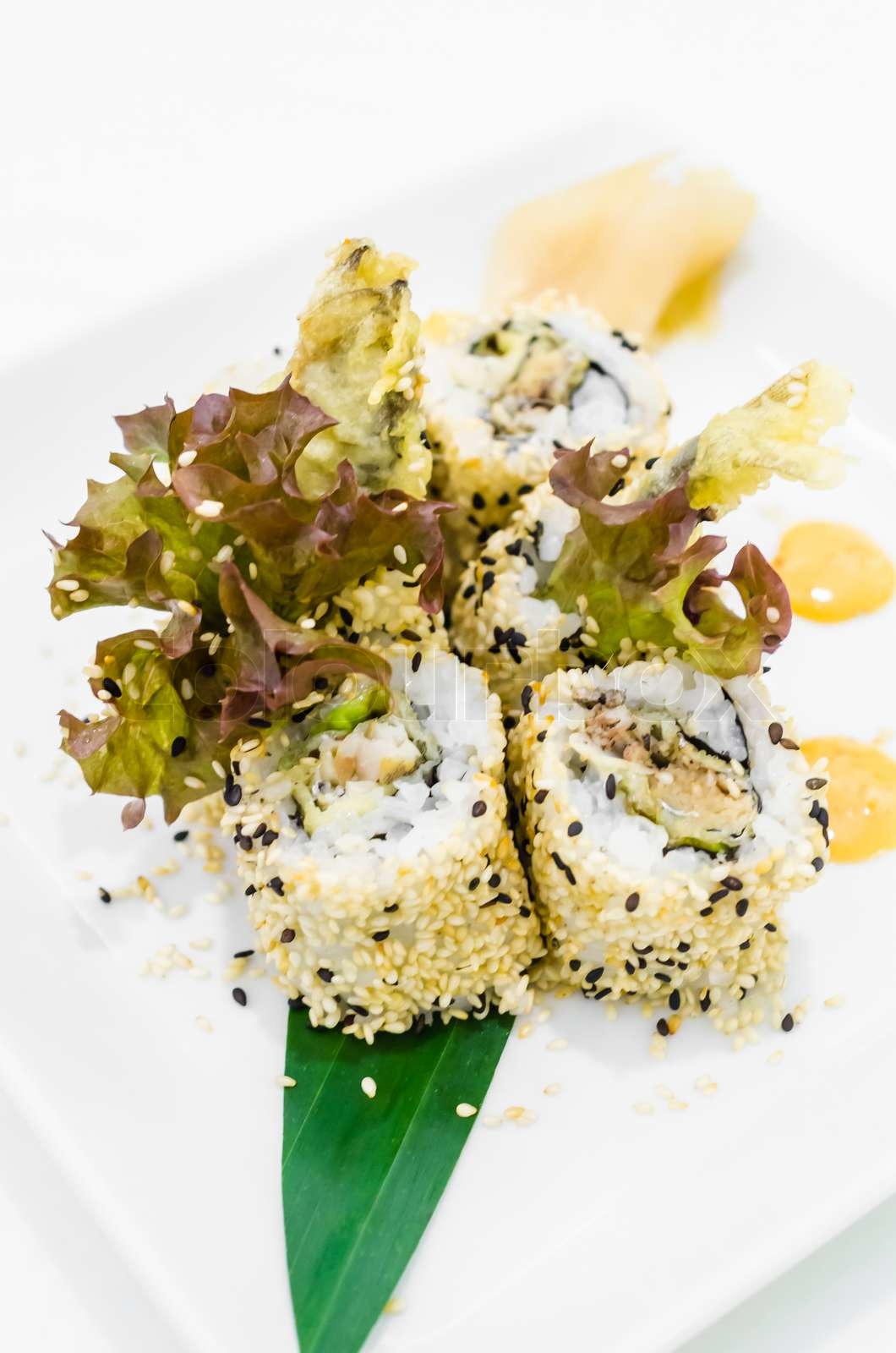 Sesame sushi | Stock image | Colourbox