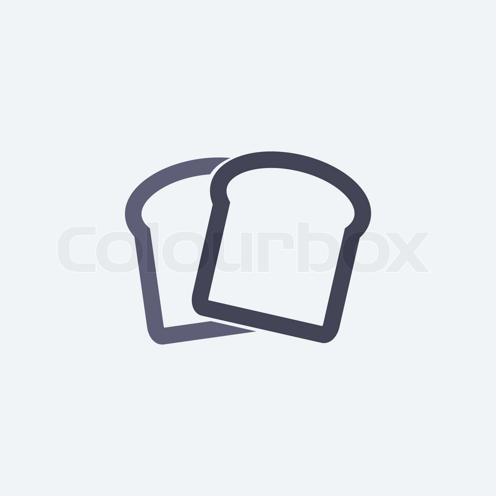 Brot-Symbol | Stock-Vektor | Colourbox