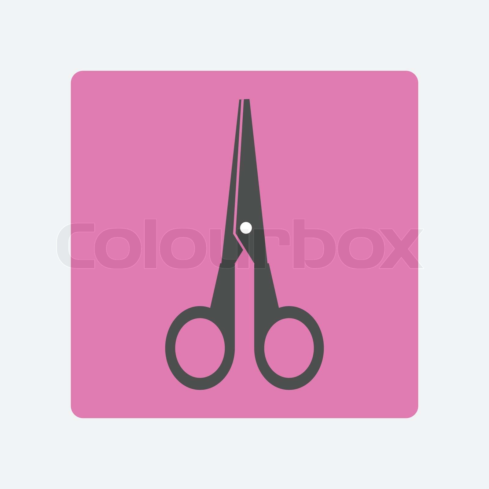 Scheren-Symbol | Stock-Vektor | Colourbox