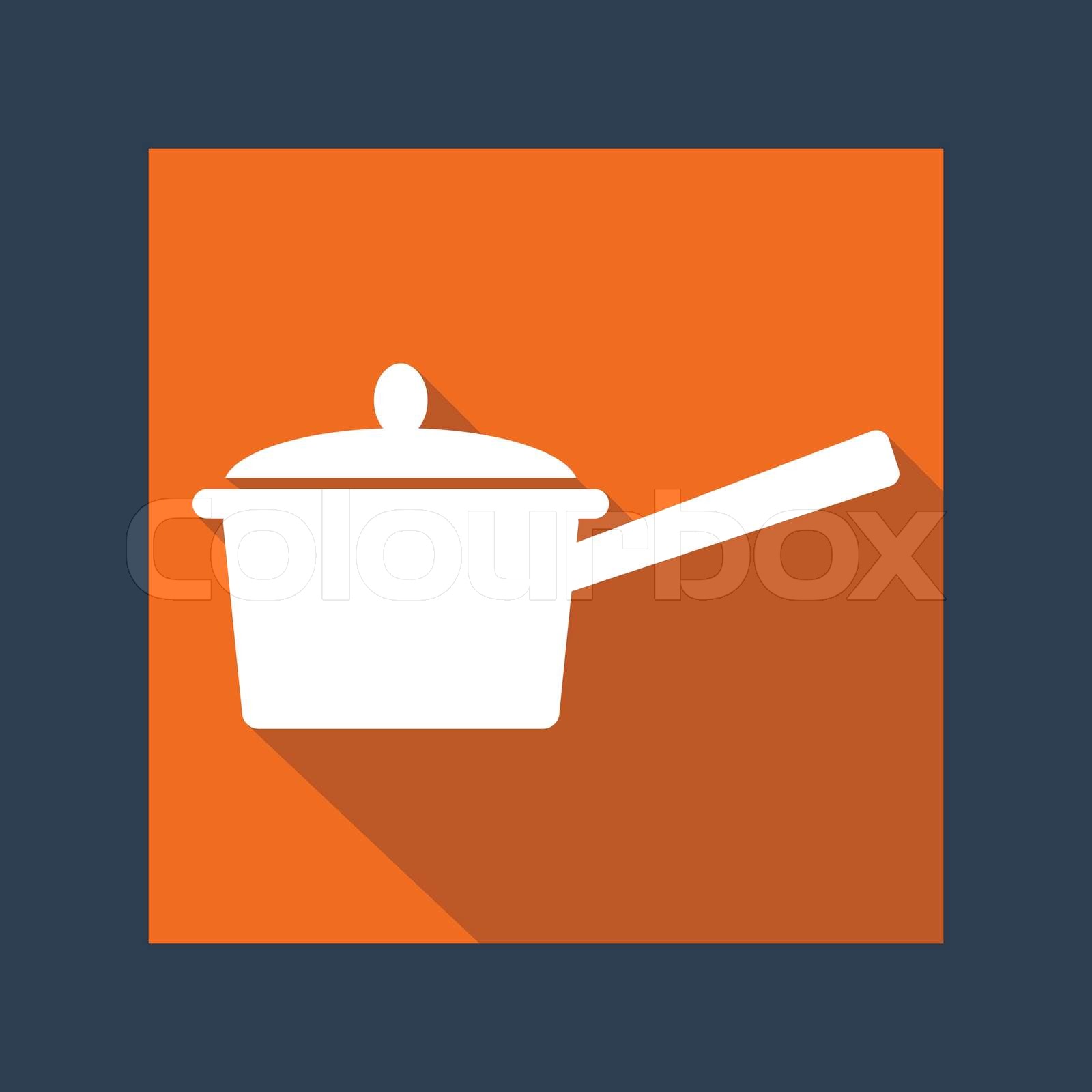 handle pot | Stock vector | Colourbox